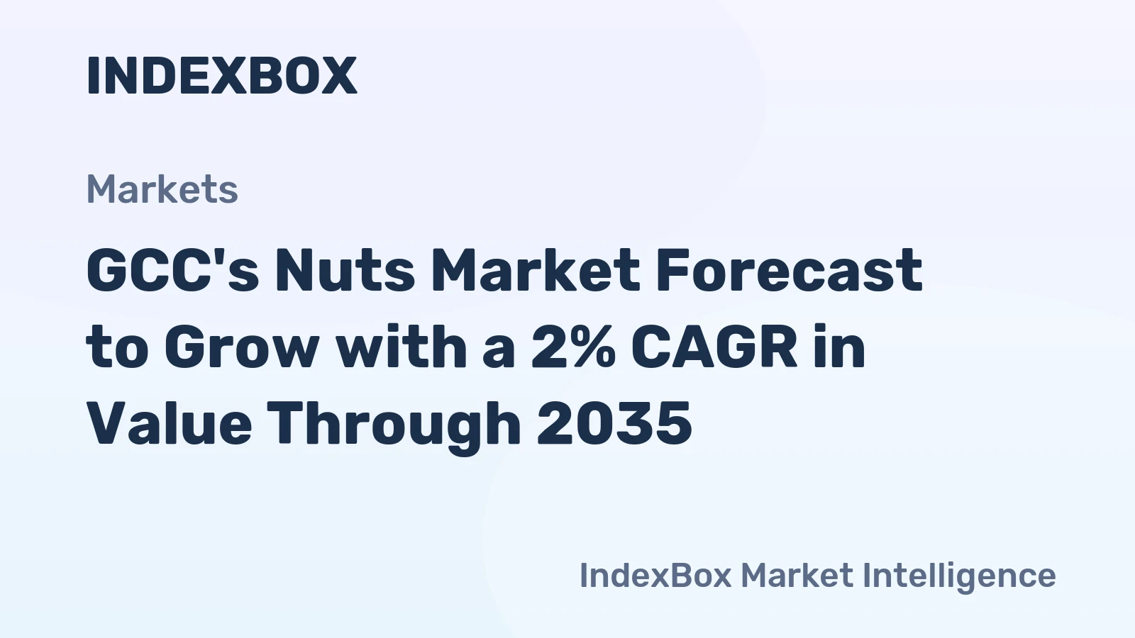 GCC's Nuts Market Forecast to Grow with a 2% CAGR in Value Through 2035