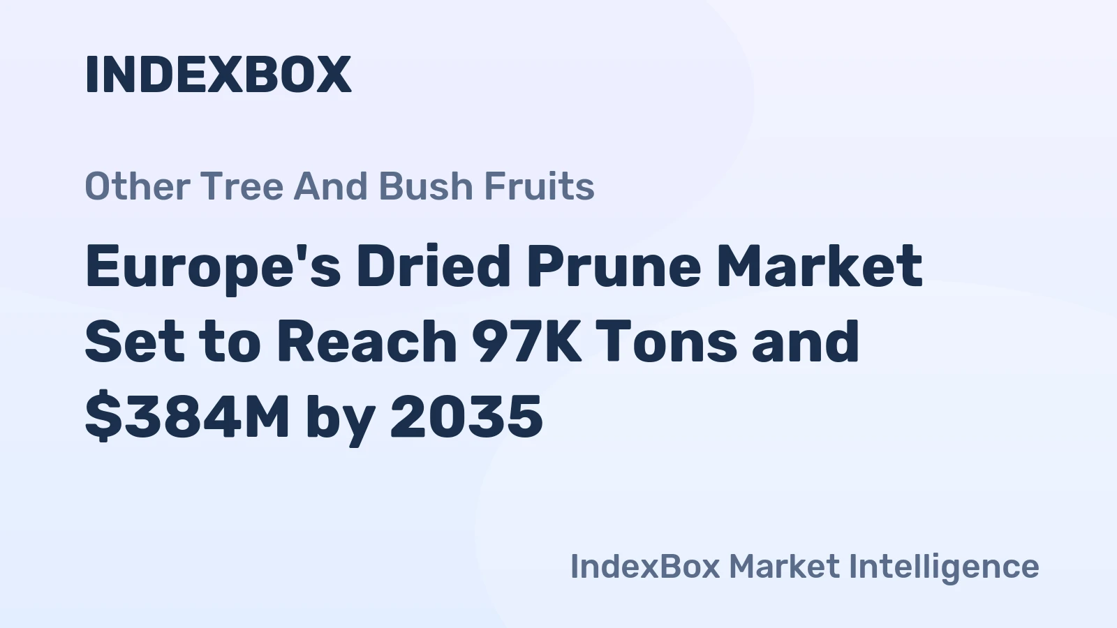 Europe's Dried Prune Market Set to Reach 97K Tons and $384M by 2035