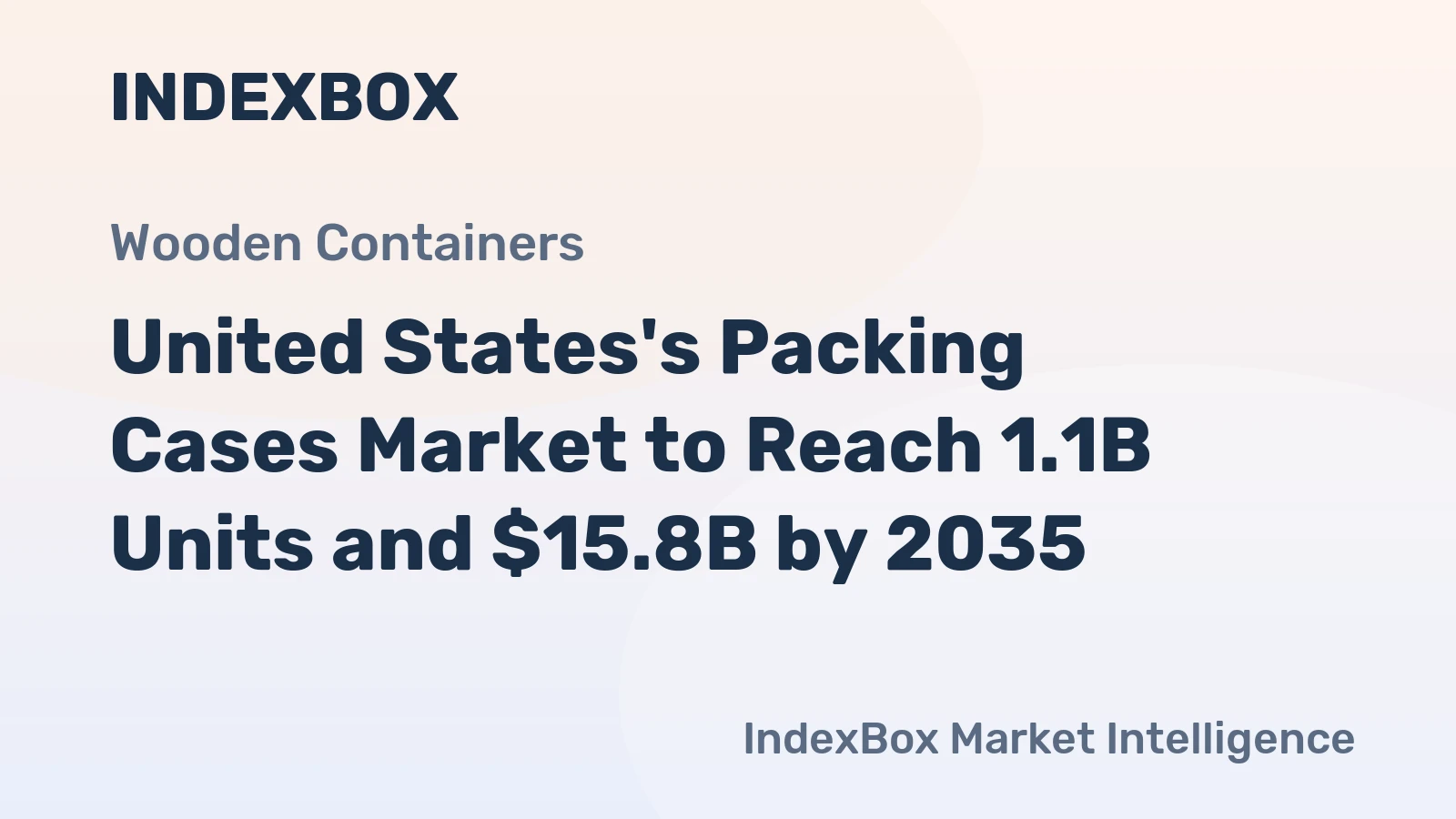 United States's Packing Cases Market to Reach 1.1B Units and $15.8B by 2035