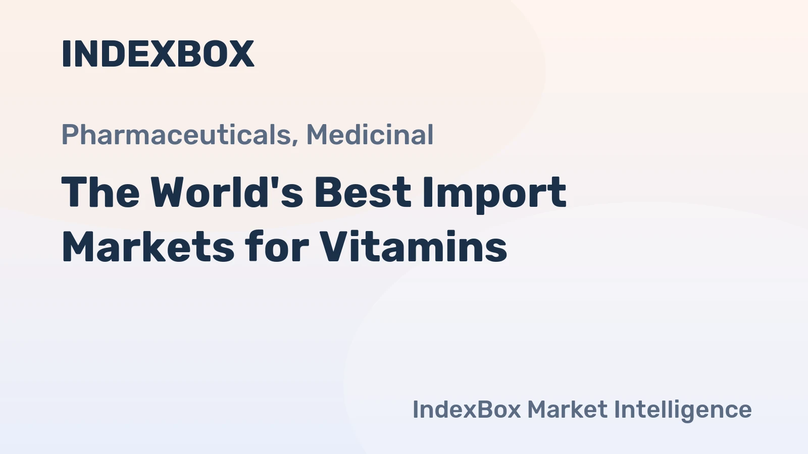 The World's Best Import Markets for Vitamins
