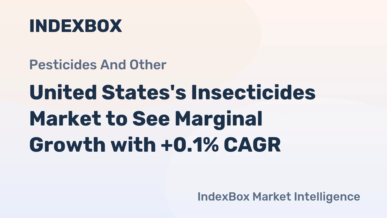 United States's Insecticides Market to See Marginal Growth with +0.1% CAGR