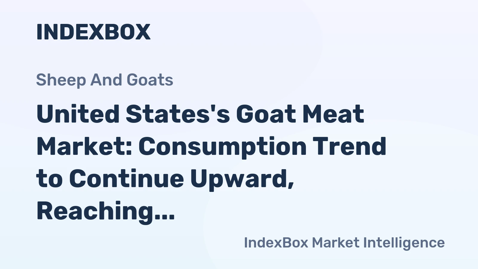 United States's Goat Meat Market: Consumption Trend to Continue Upward, Reaching 35K tons by 2035