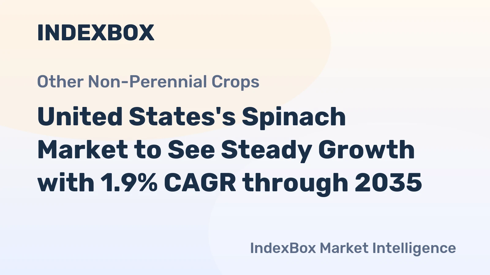 United States's Spinach Market to See Steady Growth with 1.9% CAGR through 2035