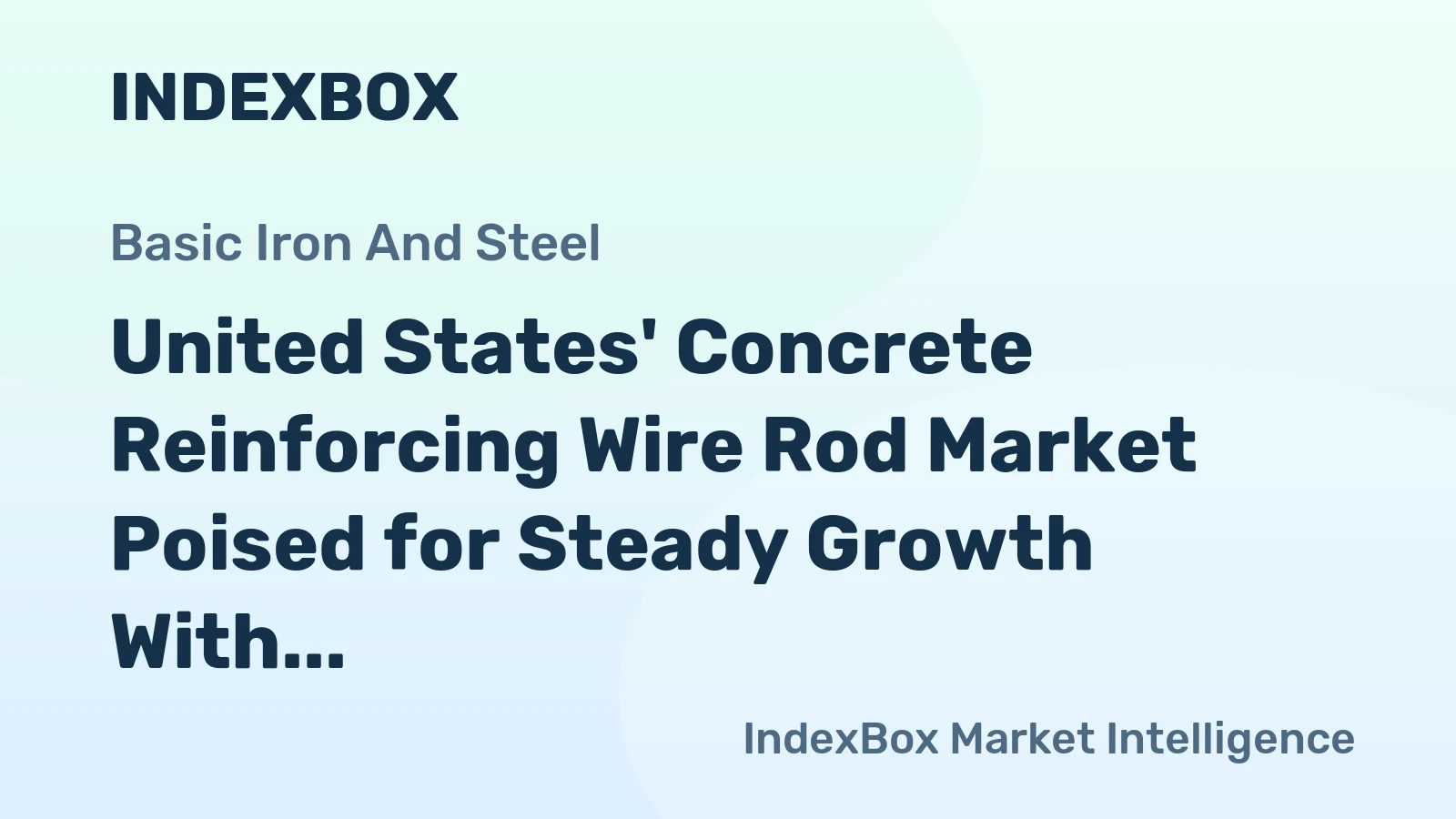 United States' Concrete Reinforcing Wire Rod Market Poised for Steady Growth With 4.1% Value CAGR Through 2035