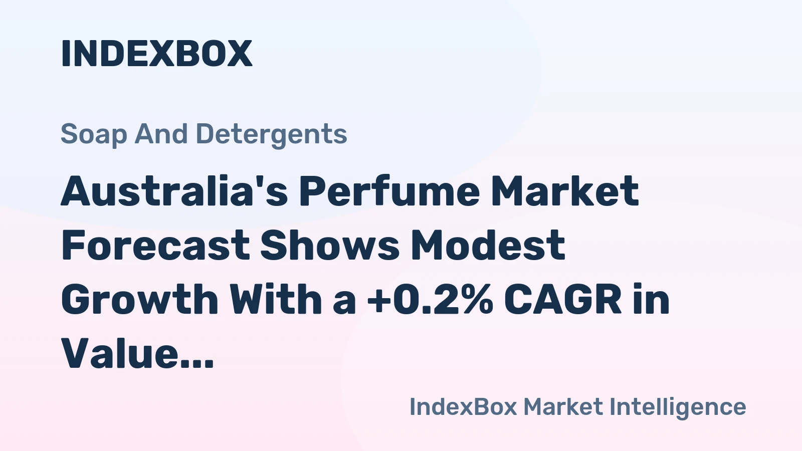 Australia's Perfume Market Forecast Shows Modest Growth With a +0.2% CAGR in Value Through 2035