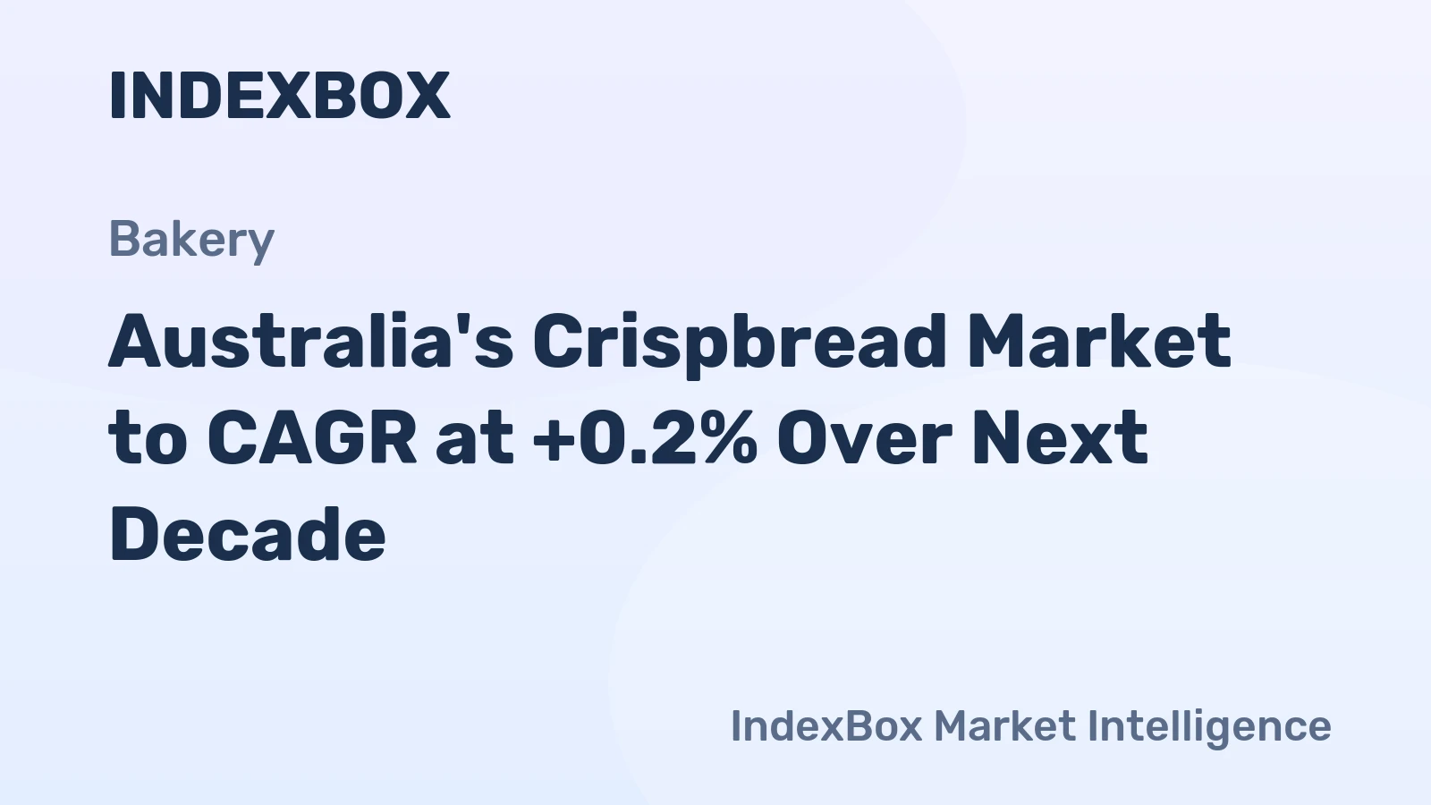 Australia's Crispbread Market to CAGR at +0.2% Over Next Decade