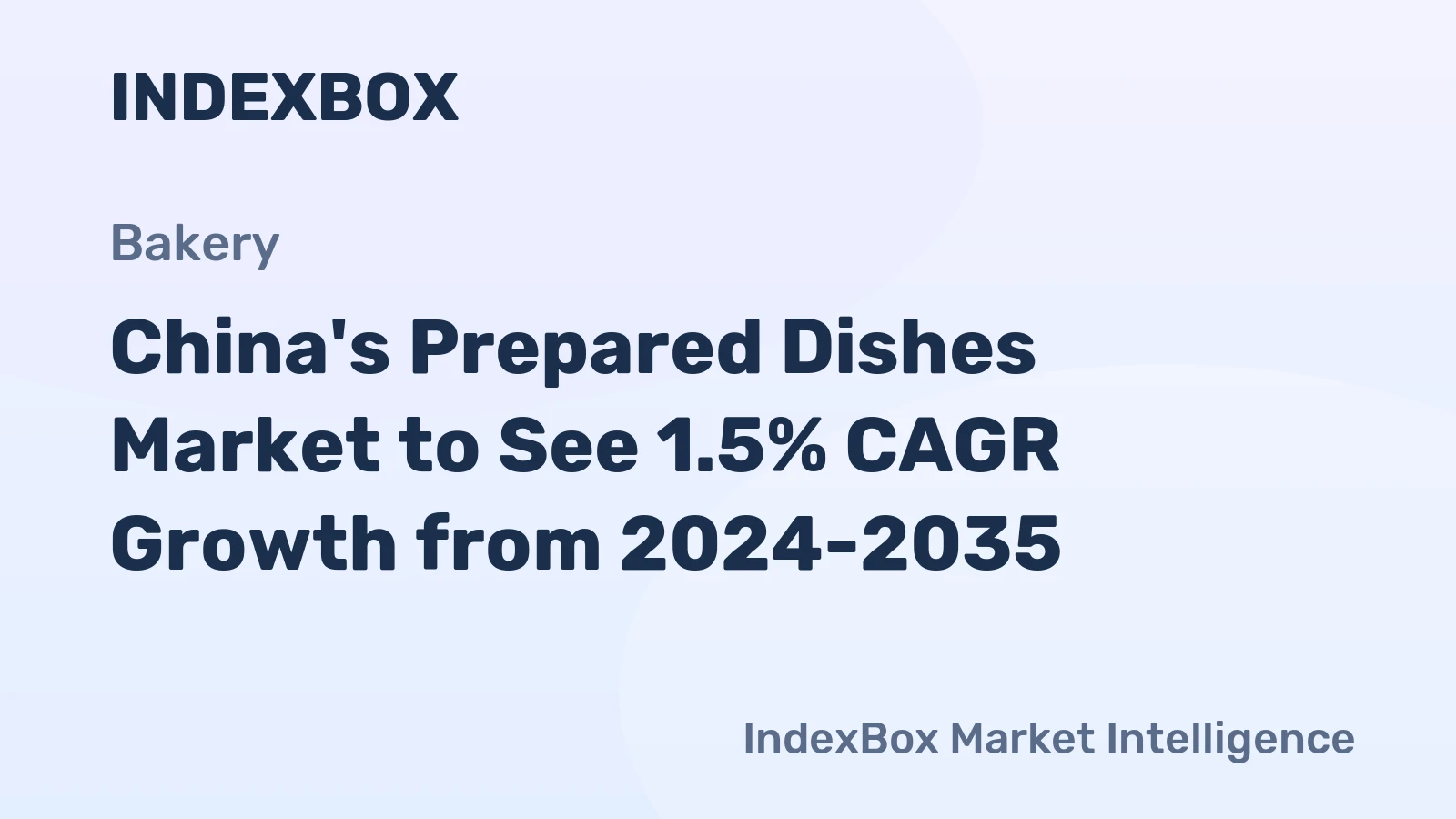 China's Prepared Dishes Market to See 1.5% CAGR Growth from 2024-2035