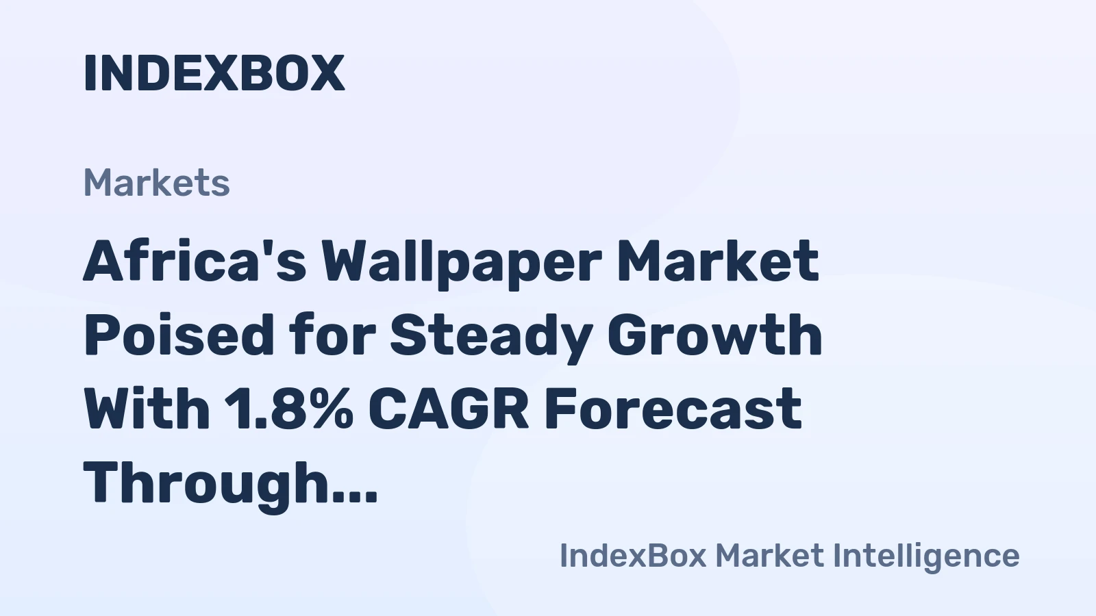 Africa's Wallpaper Market Poised for Steady Growth With 1.8% CAGR Forecast Through 2035