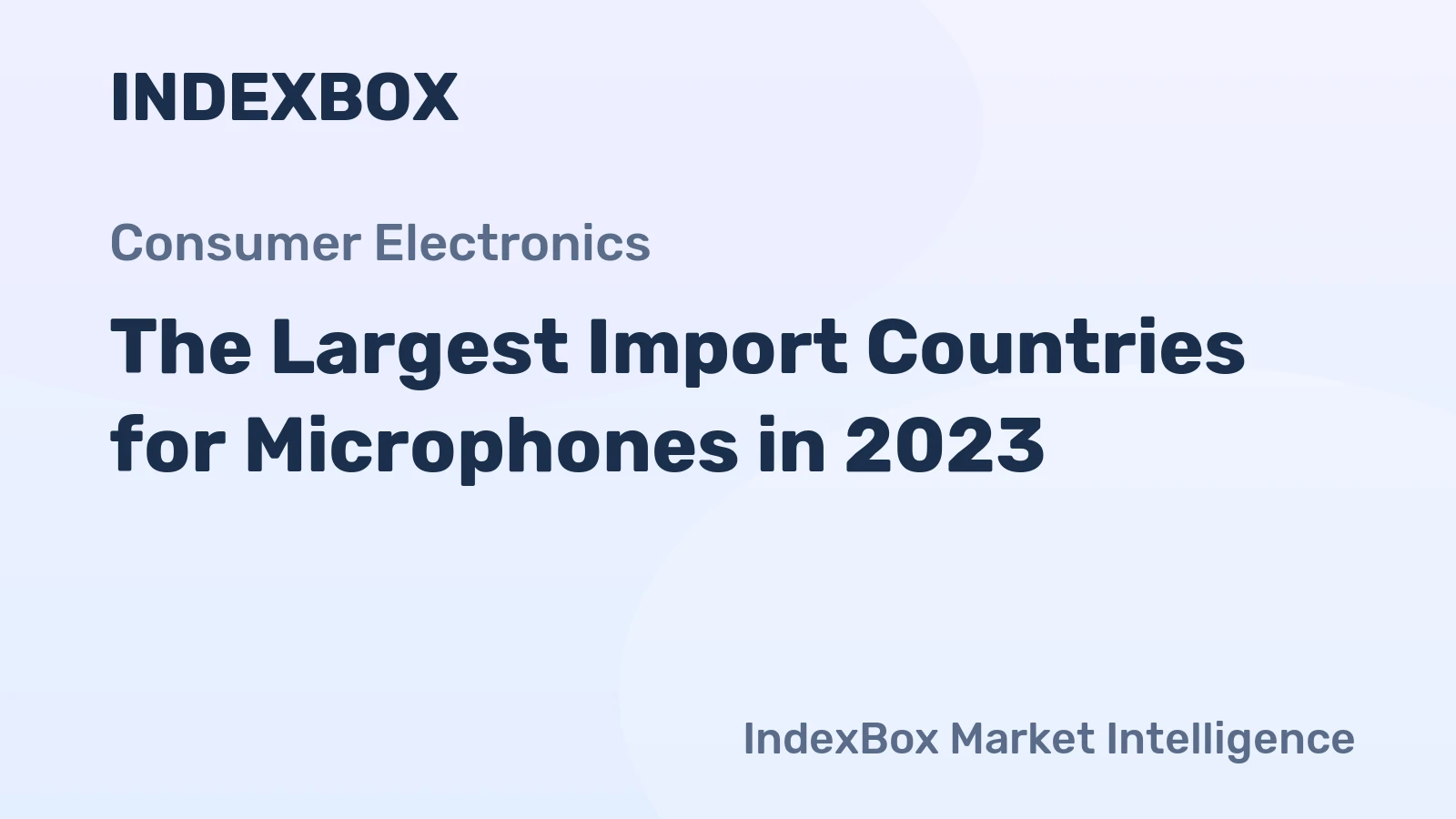 The Largest Import Countries for Microphones in 2023