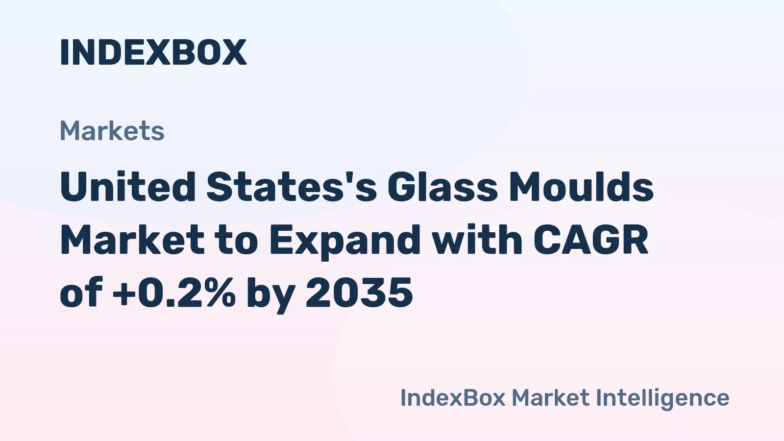 United States's Glass Moulds Market to Expand with CAGR of +0.2% by 2035