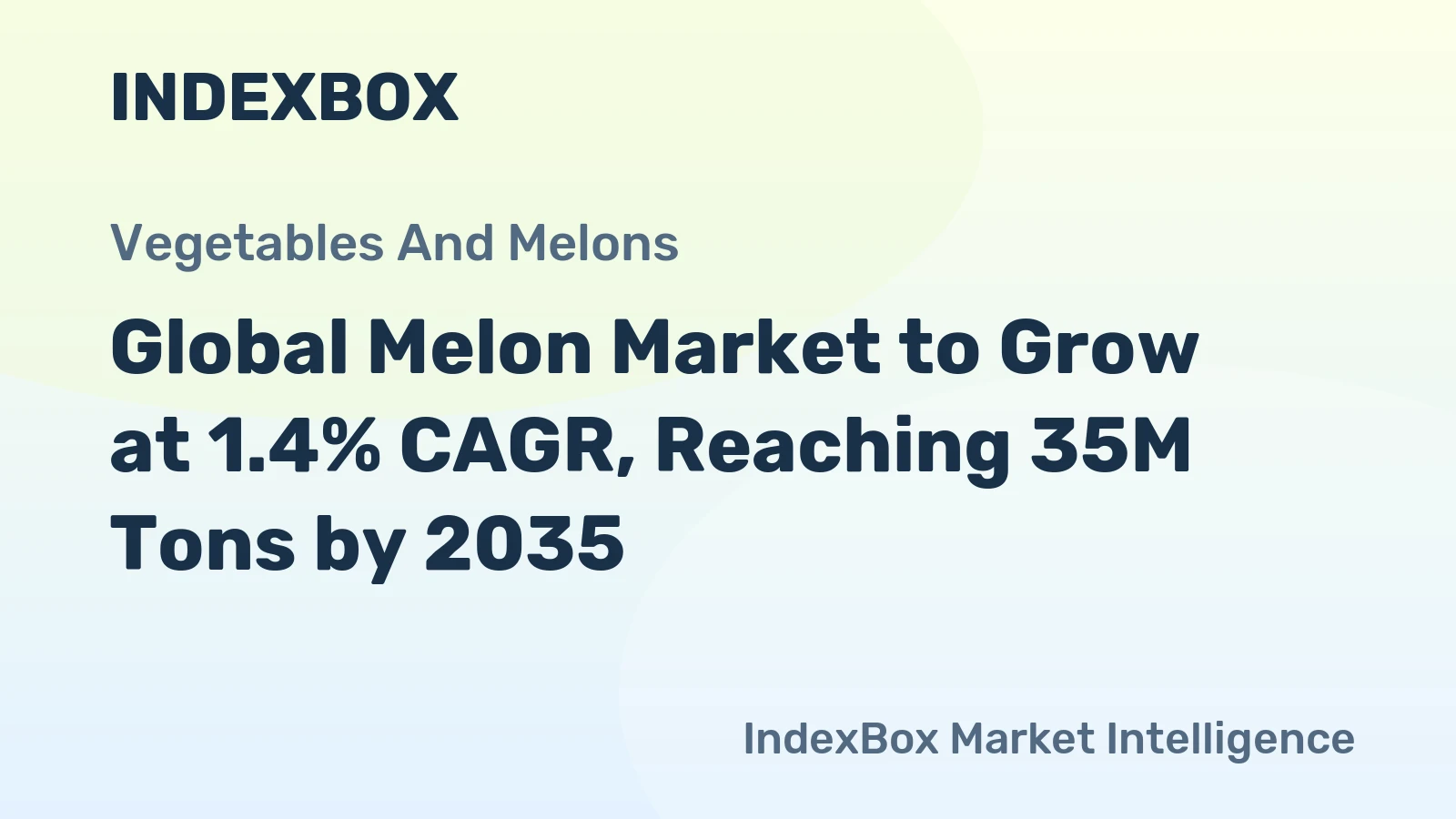 Global Melon Market to Grow at 1.4% CAGR, Reaching 35M Tons by 2035