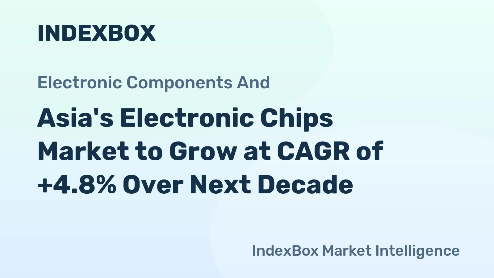 Asia's Electronic Chips Market to Grow at CAGR of +4.8% Over Next Decade