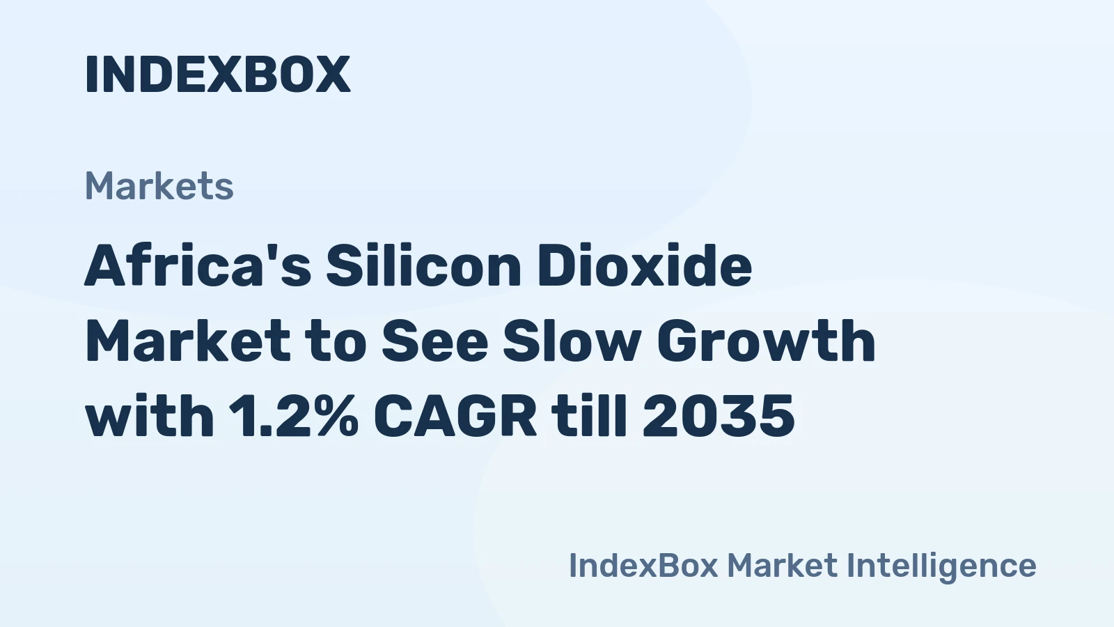 Africa's Silicon Dioxide Market to See Slow Growth with 1.2% CAGR till 2035