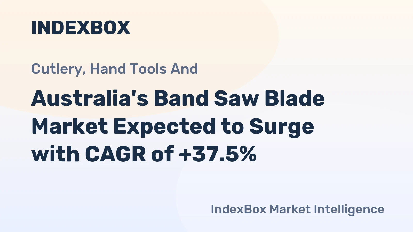 Australia's Band Saw Blade Market Expected to Surge with CAGR of +37.5%