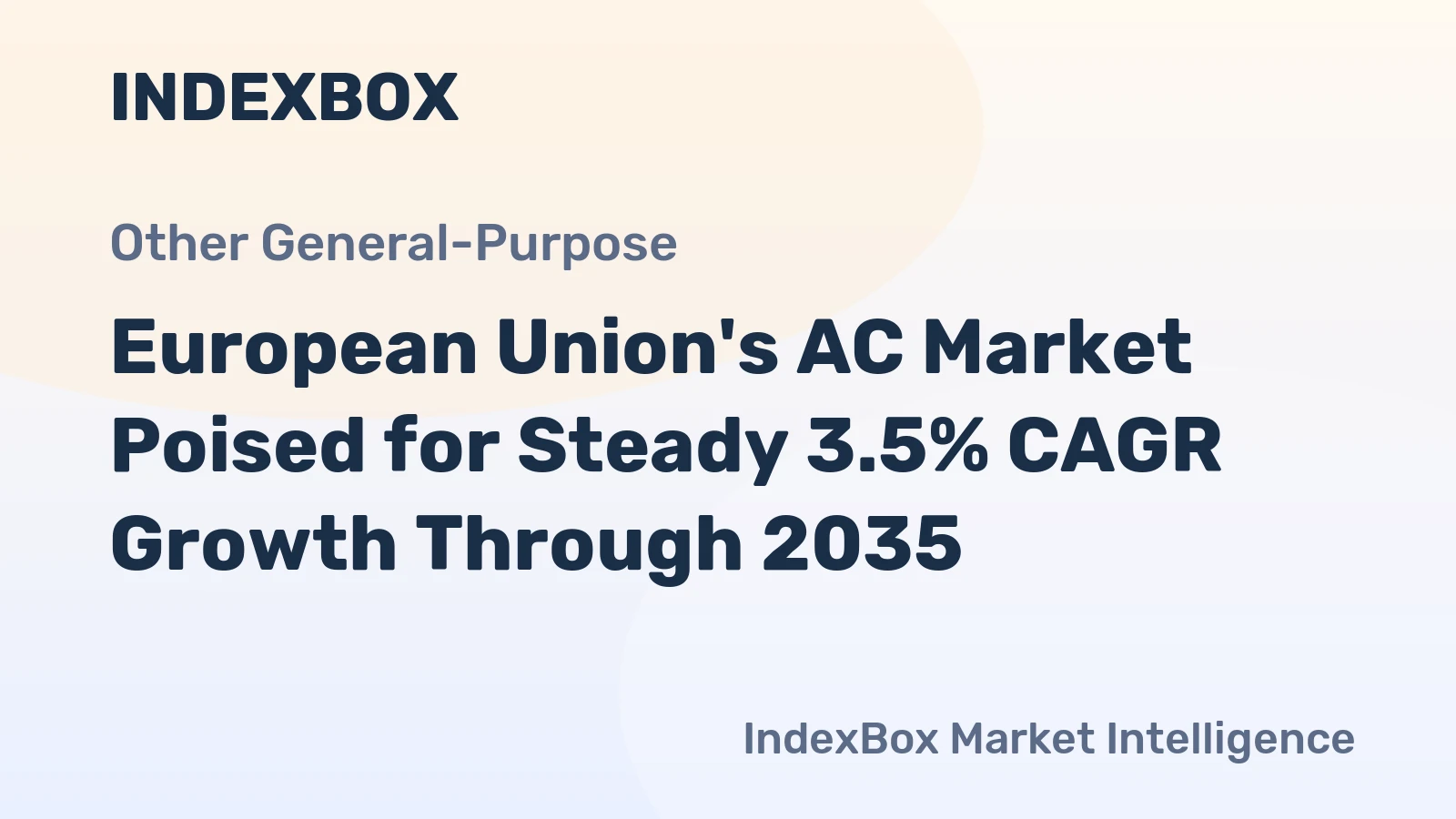 European Union's AC Market Poised for Steady 3.5% CAGR Growth Through 2035