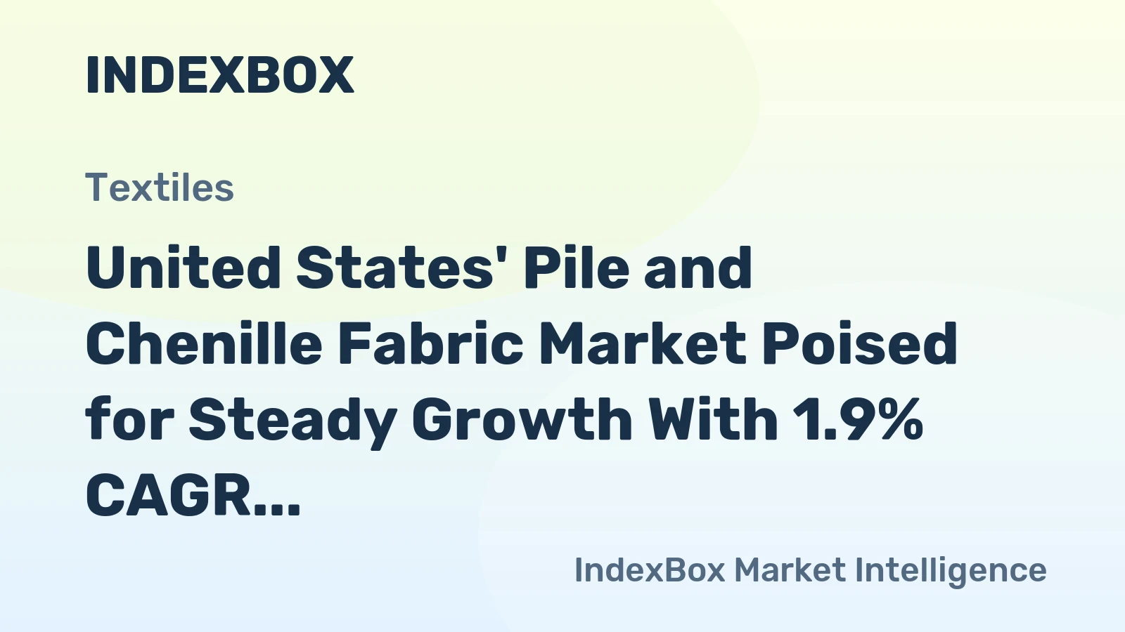 United States' Pile and Chenille Fabric Market Poised for Steady Growth With 1.9% CAGR Through 2035