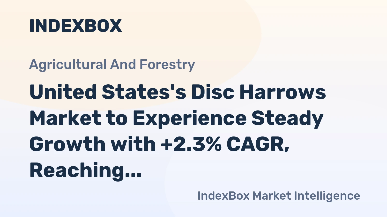 United States's Disc Harrows Market to Experience Steady Growth with +2.3% CAGR, Reaching 158K Units by 2035