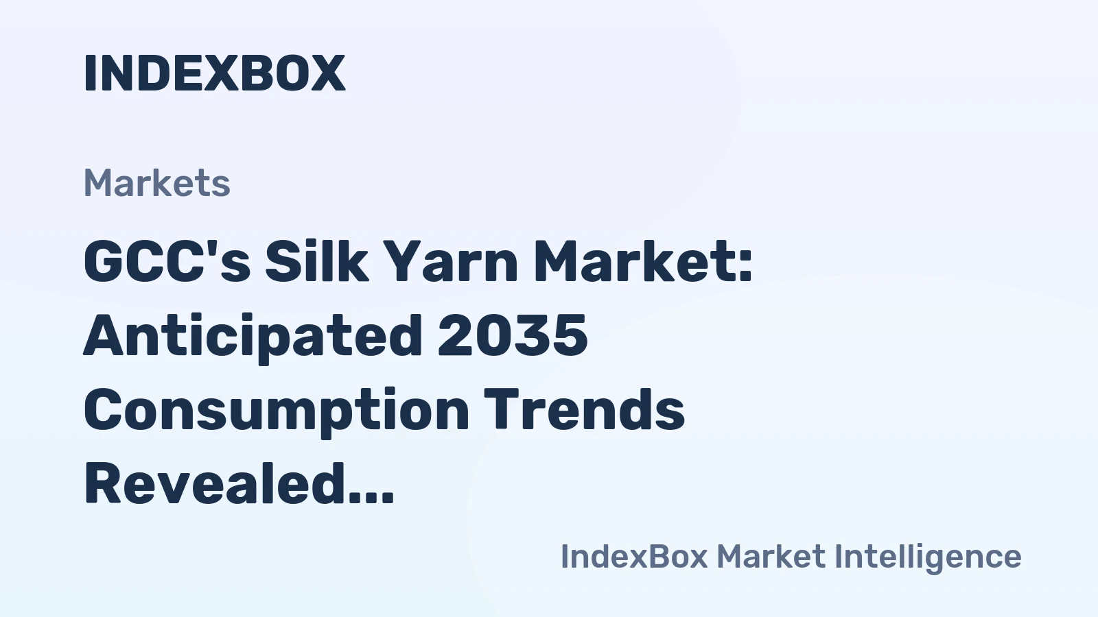 GCC's Silk Yarn Market: Anticipated 2035 Consumption Trends Revealed