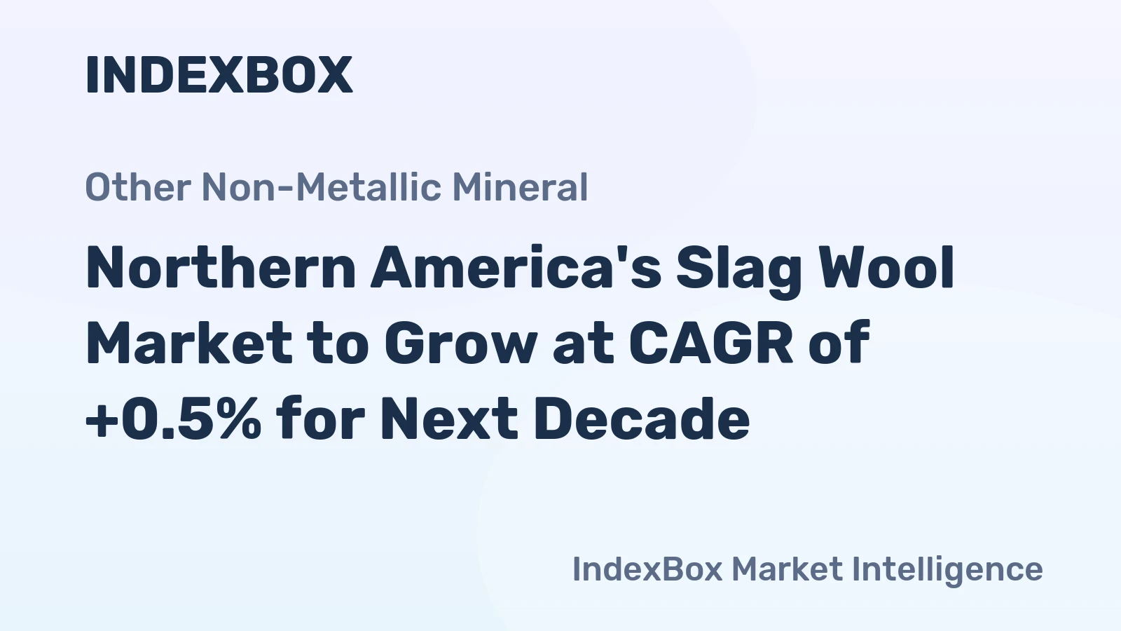 Northern America's Slag Wool Market to Grow at CAGR of +0.5% for Next Decade
