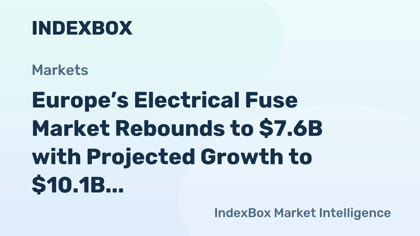 Europe’s Electrical Fuse Market Rebounds to $7.6B with Projected Growth to $10.1B by 2035