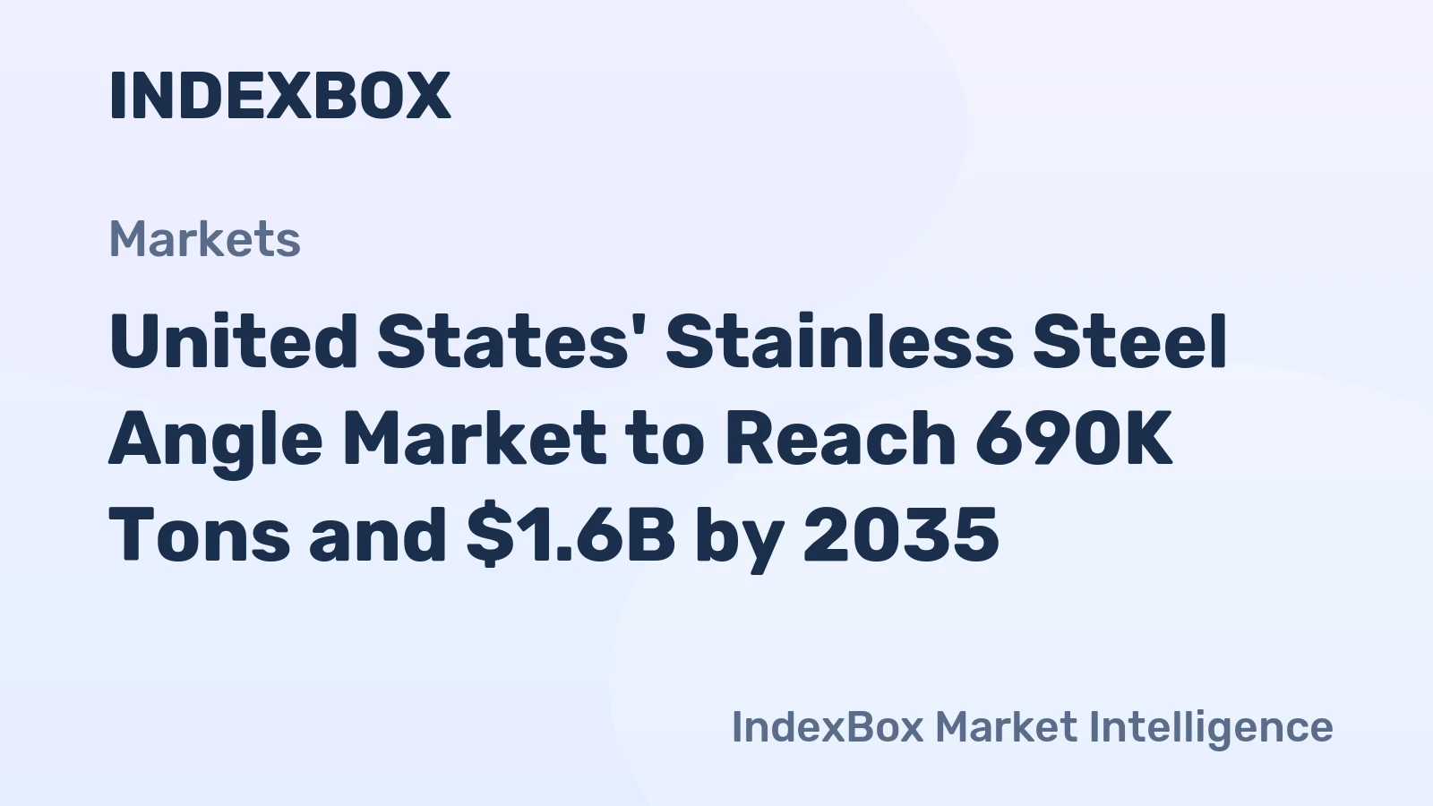 United States' Stainless Steel Angle Market to Reach 690K Tons and $1.6B by 2035