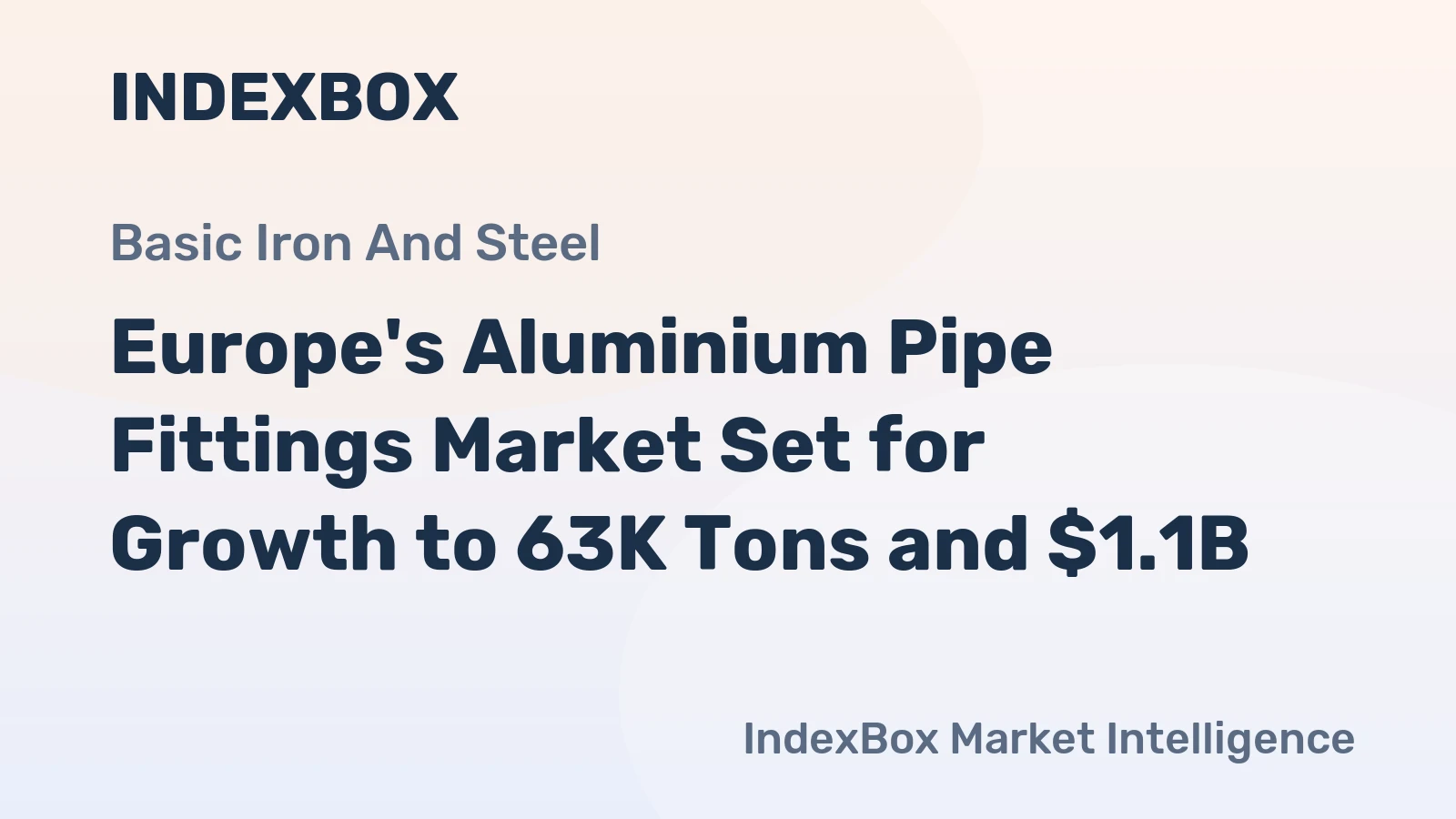 Europe's Aluminium Pipe Fittings Market Set for Growth to 63K Tons and $1.1B