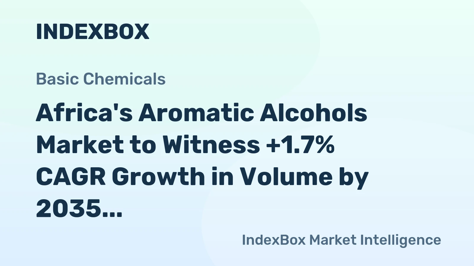 Africa's Aromatic Alcohols Market to Witness +1.7% CAGR Growth in Volume by 2035, Reaching 48K Tons