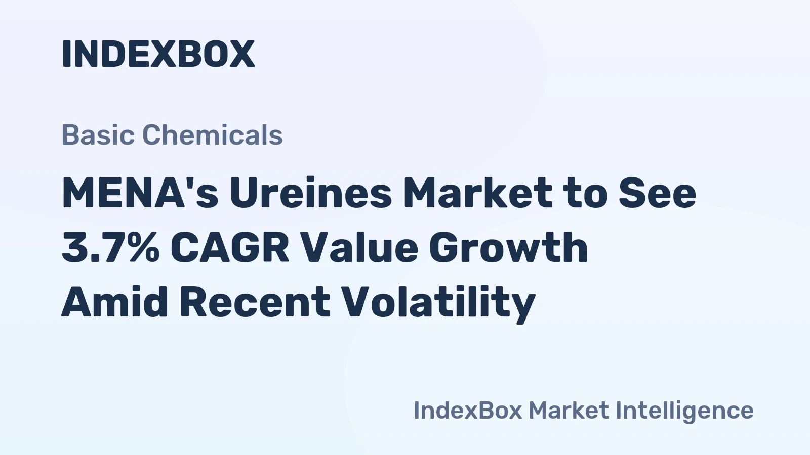 MENA's Ureines Market to See 3.7% CAGR Value Growth Amid Recent Volatility
