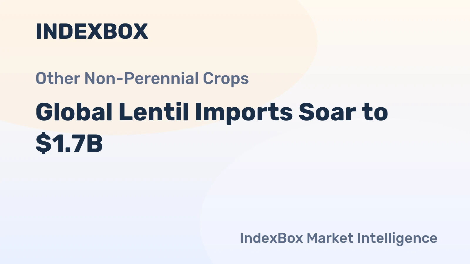Global Lentil Imports Soar to $1.7B