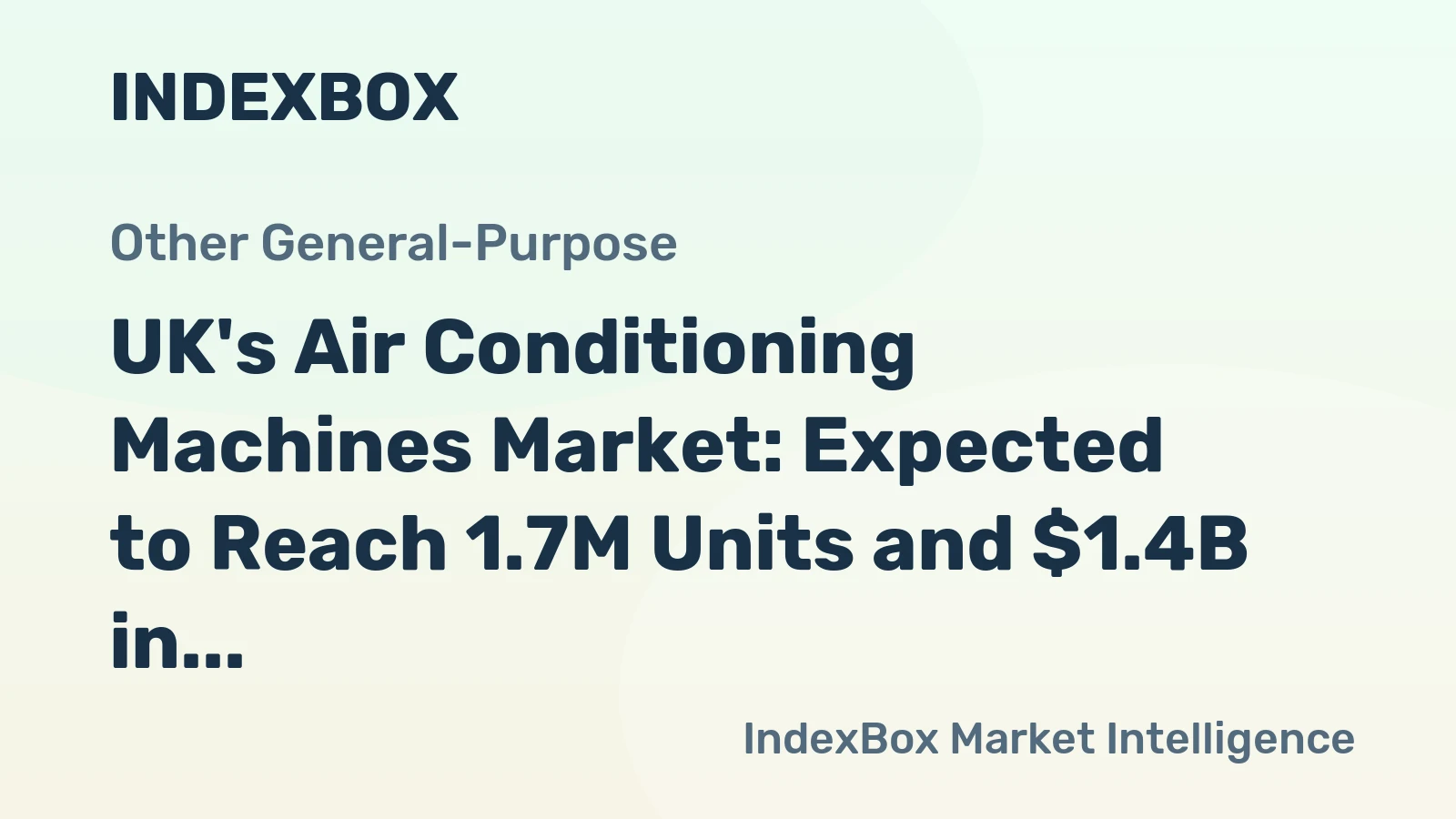 UK's Air Conditioning Machines Market: Expected to Reach 1.7M Units and $1.4B in Value by 2035