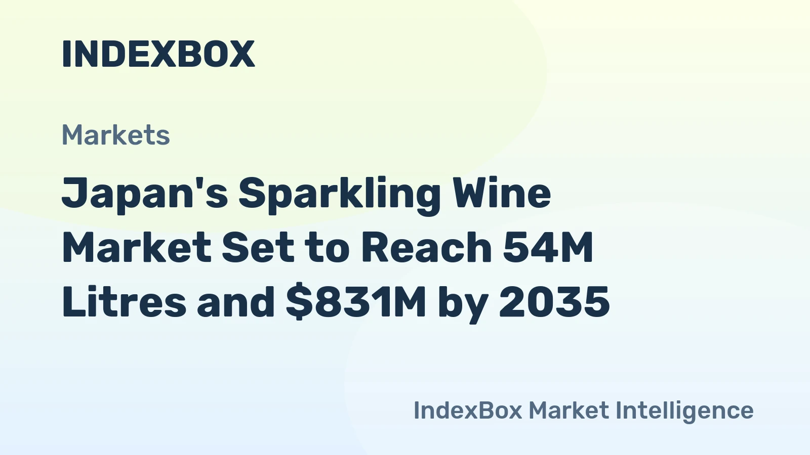 Japan's Sparkling Wine Market Set to Reach 54M Litres and $831M by 2035