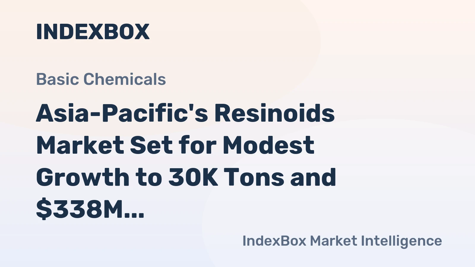 Asia-Pacific's Resinoids Market Set for Modest Growth to 30K Tons and $338M by 2035