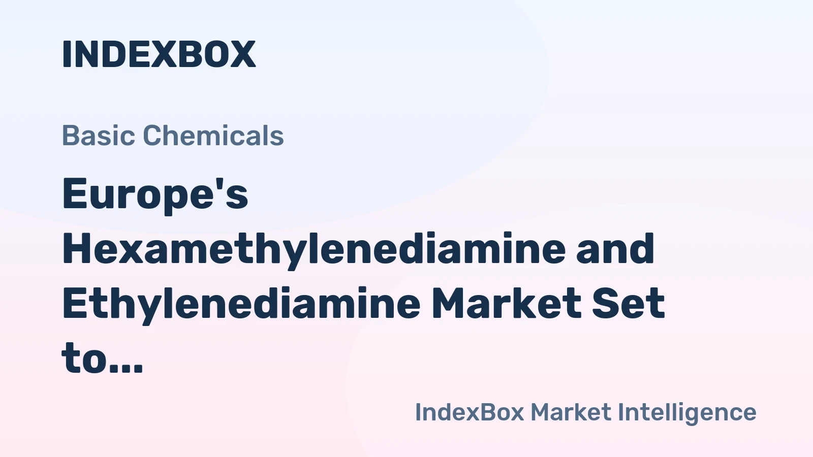 Europe's Hexamethylenediamine and Ethylenediamine Market Set to Reach 3M Tons and $20.4B by 2035