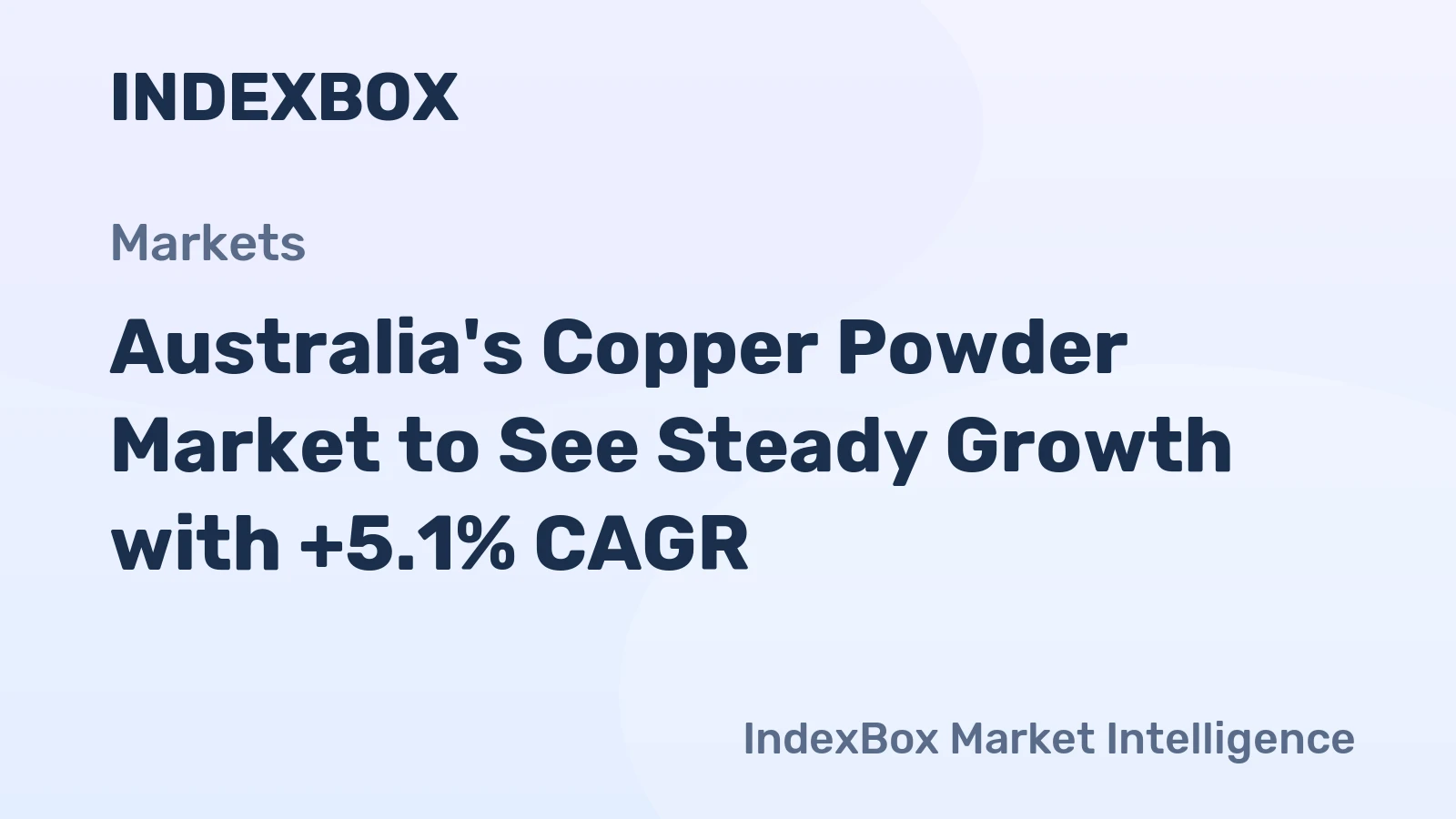 Australia's Copper Powder Market to See Steady Growth with +5.1% CAGR