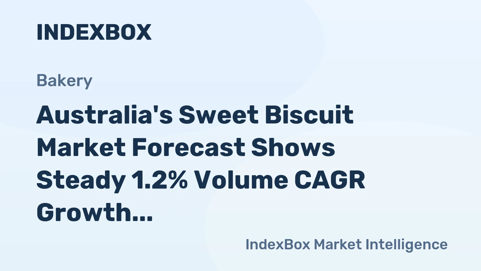 Australia's Sweet Biscuit Market Forecast Shows Steady 1.2% Volume CAGR Growth Through 2035