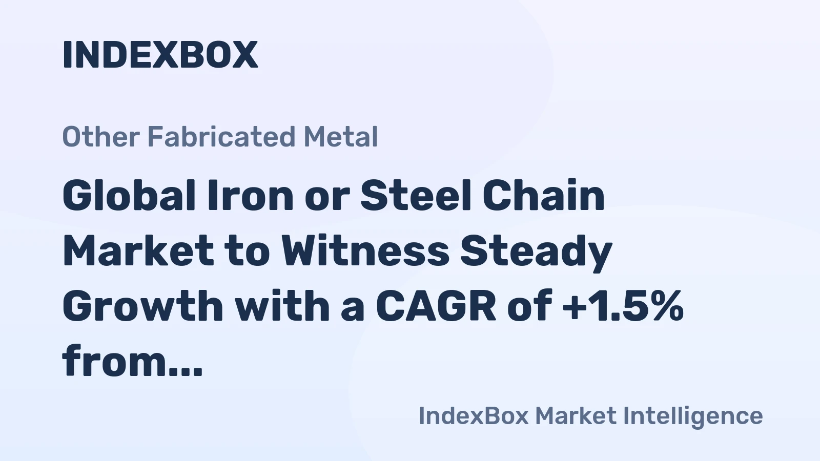 Global Iron or Steel Chain Market to Witness Steady Growth with a CAGR of +1.5% from 2023 to 2030, Reaching $4.3B by 2030