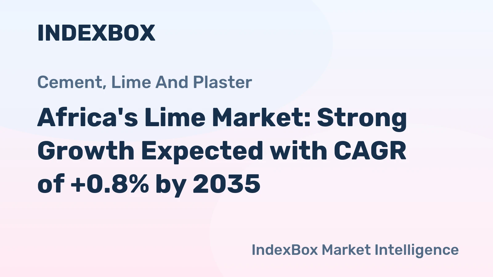 Africa's Lime Market: Strong Growth Expected with CAGR of +0.8% by 2035