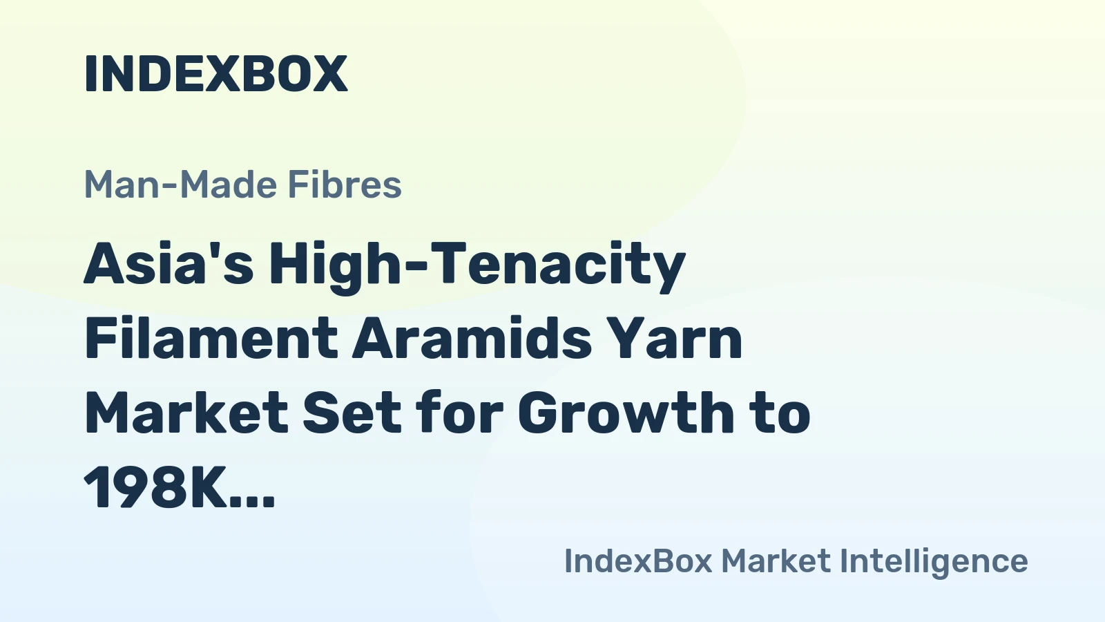 Asia's High-Tenacity Filament Aramids Yarn Market Set for Growth to 198K Tons and $4.1B