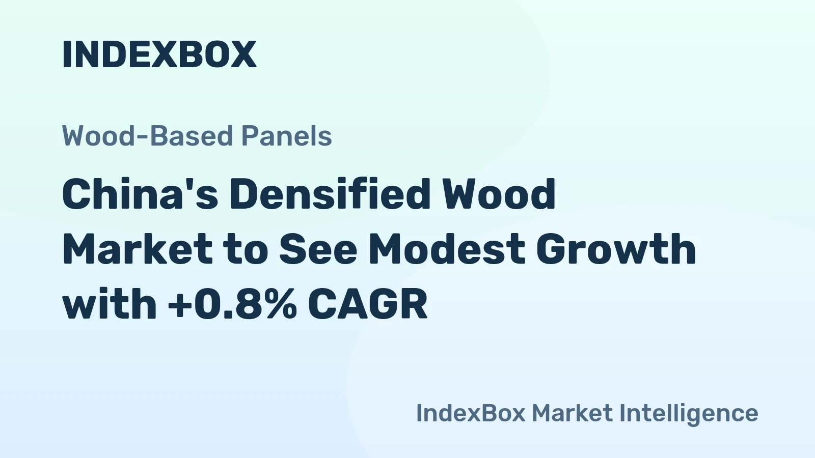 China's Densified Wood Market to See Modest Growth with +0.8% CAGR