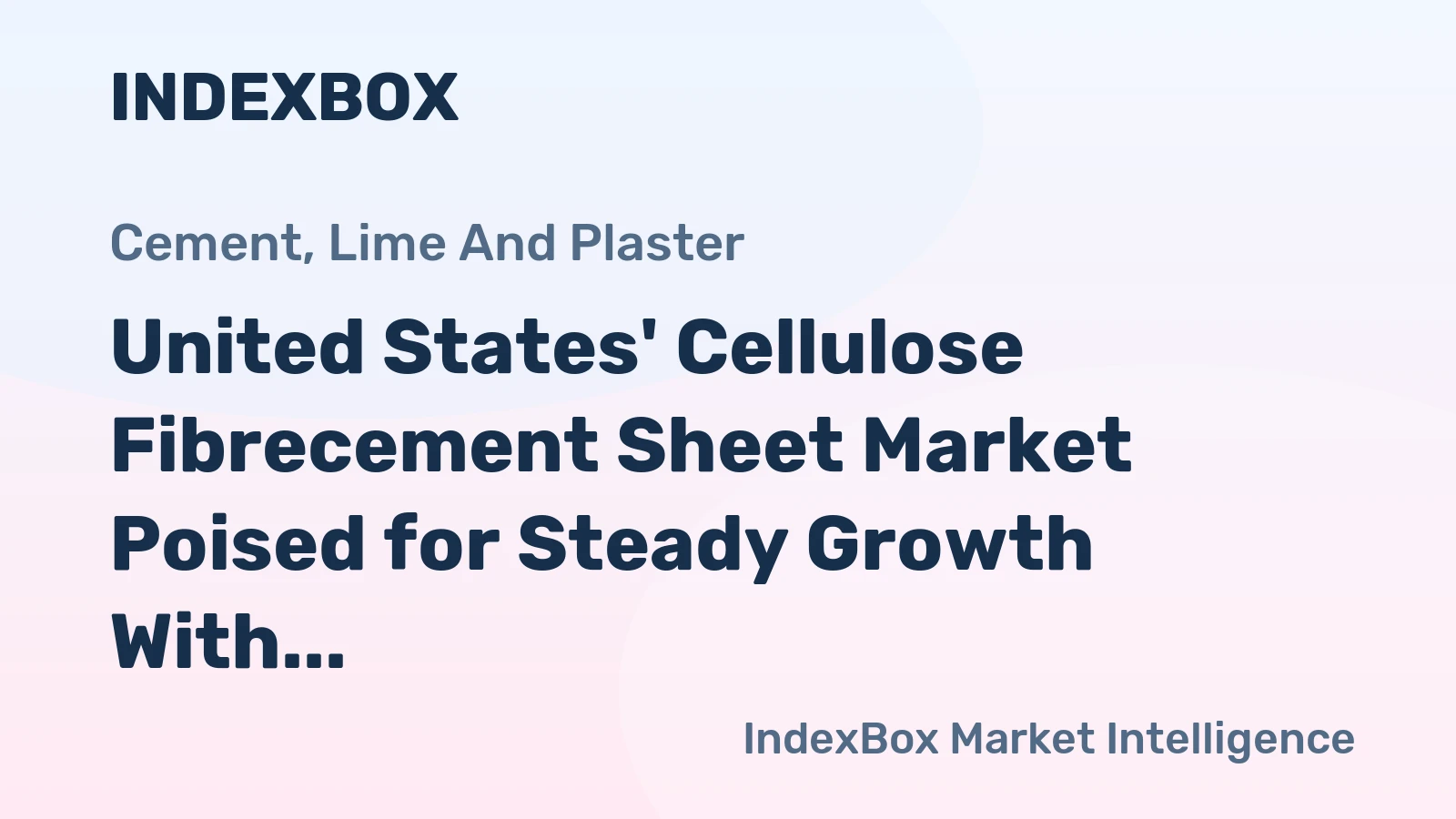 United States' Cellulose Fibrecement Sheet Market Poised for Steady Growth With 2.5% CAGR in Value Through 2035
