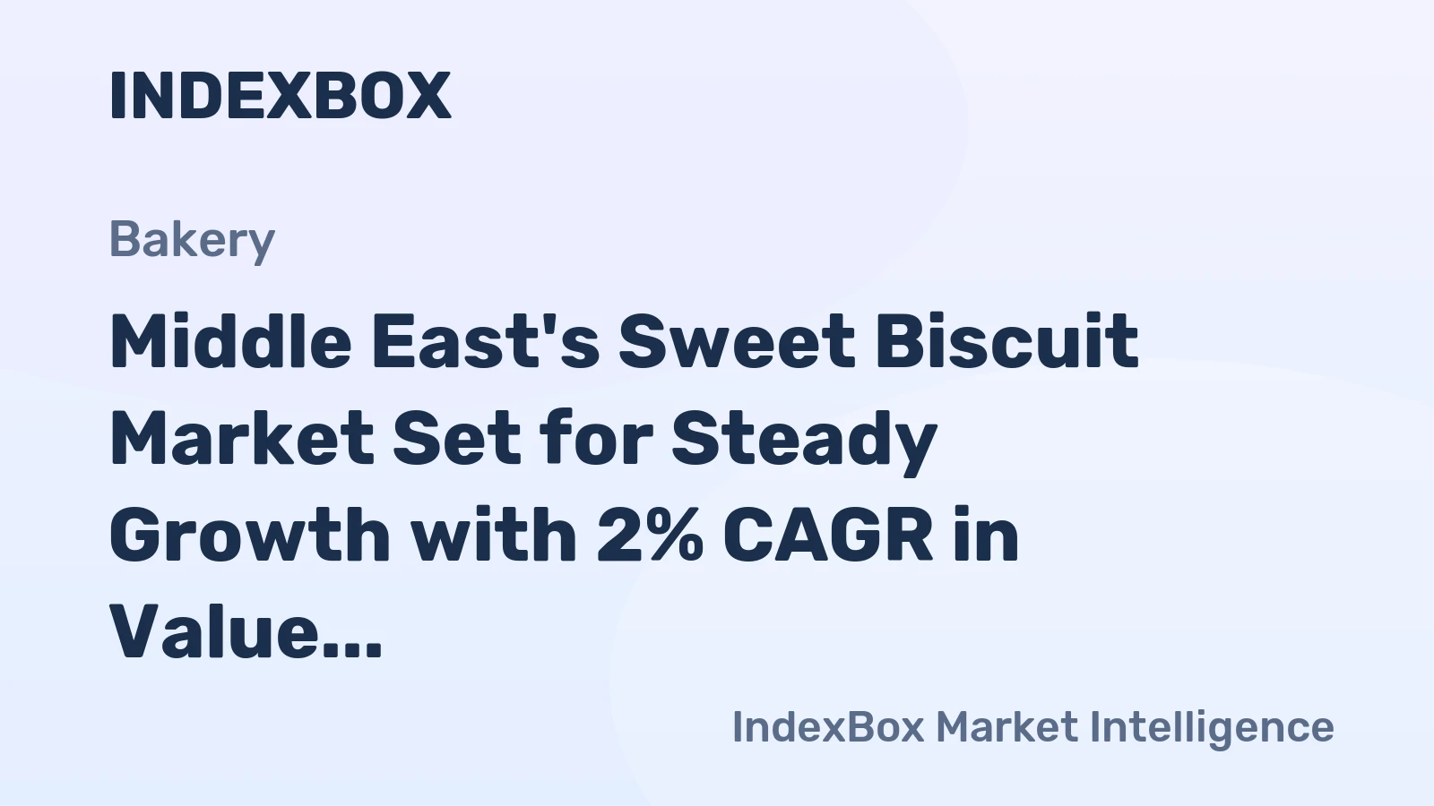 Middle East's Sweet Biscuit Market Set for Steady Growth with 2% CAGR in Value