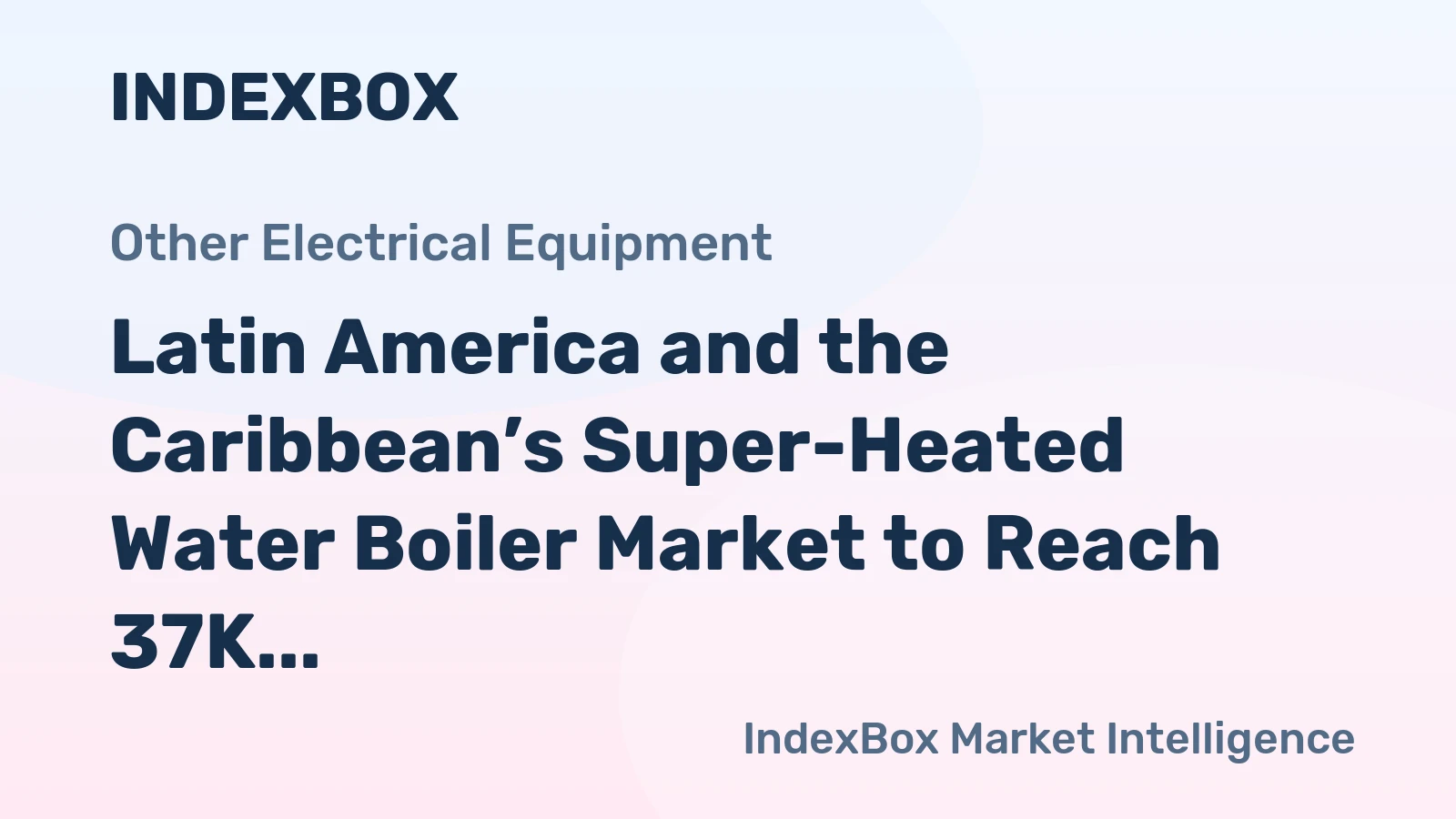 Latin America and the Caribbean’s Super-Heated Water Boiler Market to Reach 37K Tons and $625M