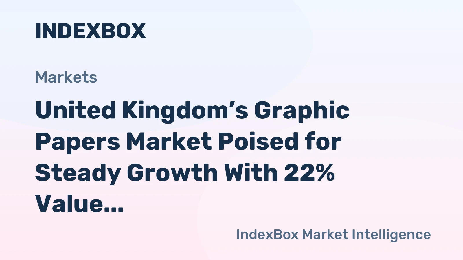 United Kingdom’s Graphic Papers Market Poised for Steady Growth With 22% Value CAGR Through 2035