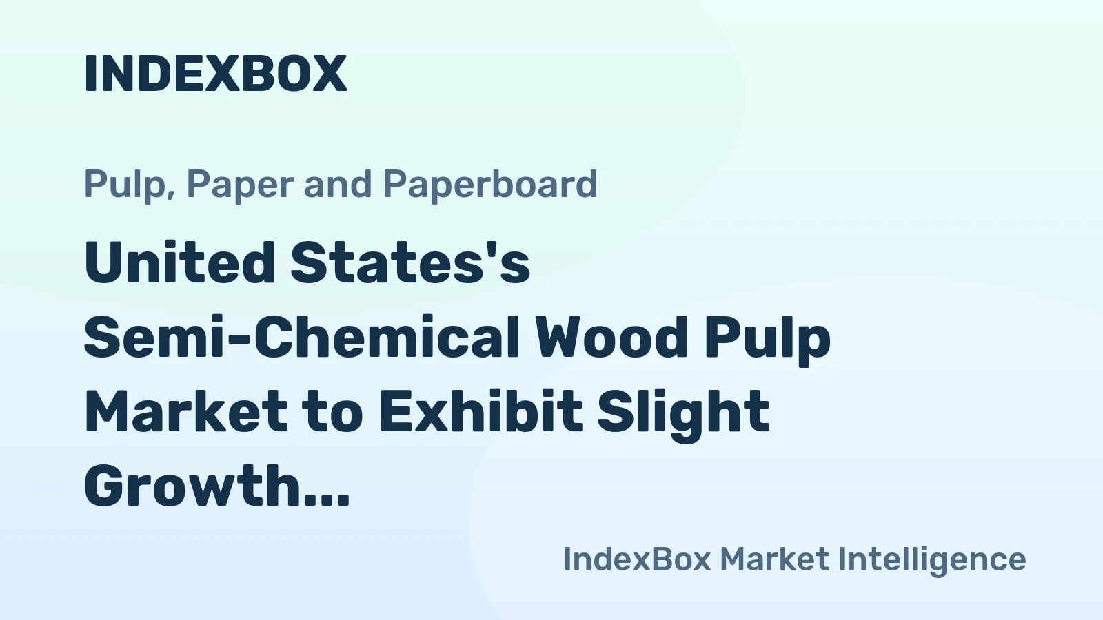 United States's Semi-Chemical Wood Pulp Market to Exhibit Slight Growth with a CAGR of +0.2% by 2035