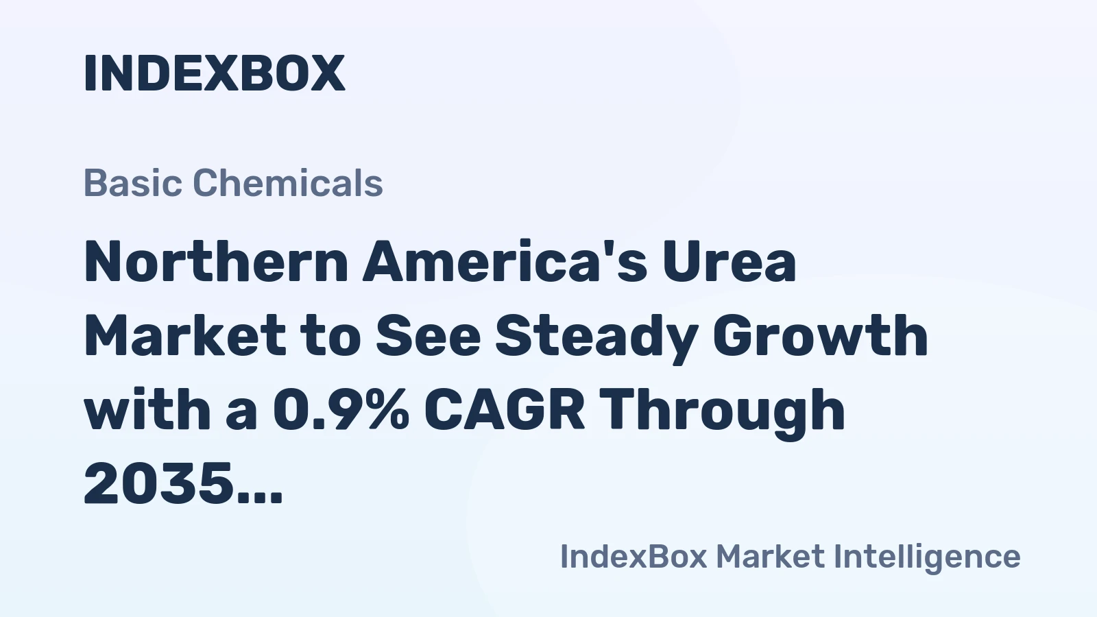 Northern America's Urea Market to See Steady Growth with a 0.9% CAGR Through 2035