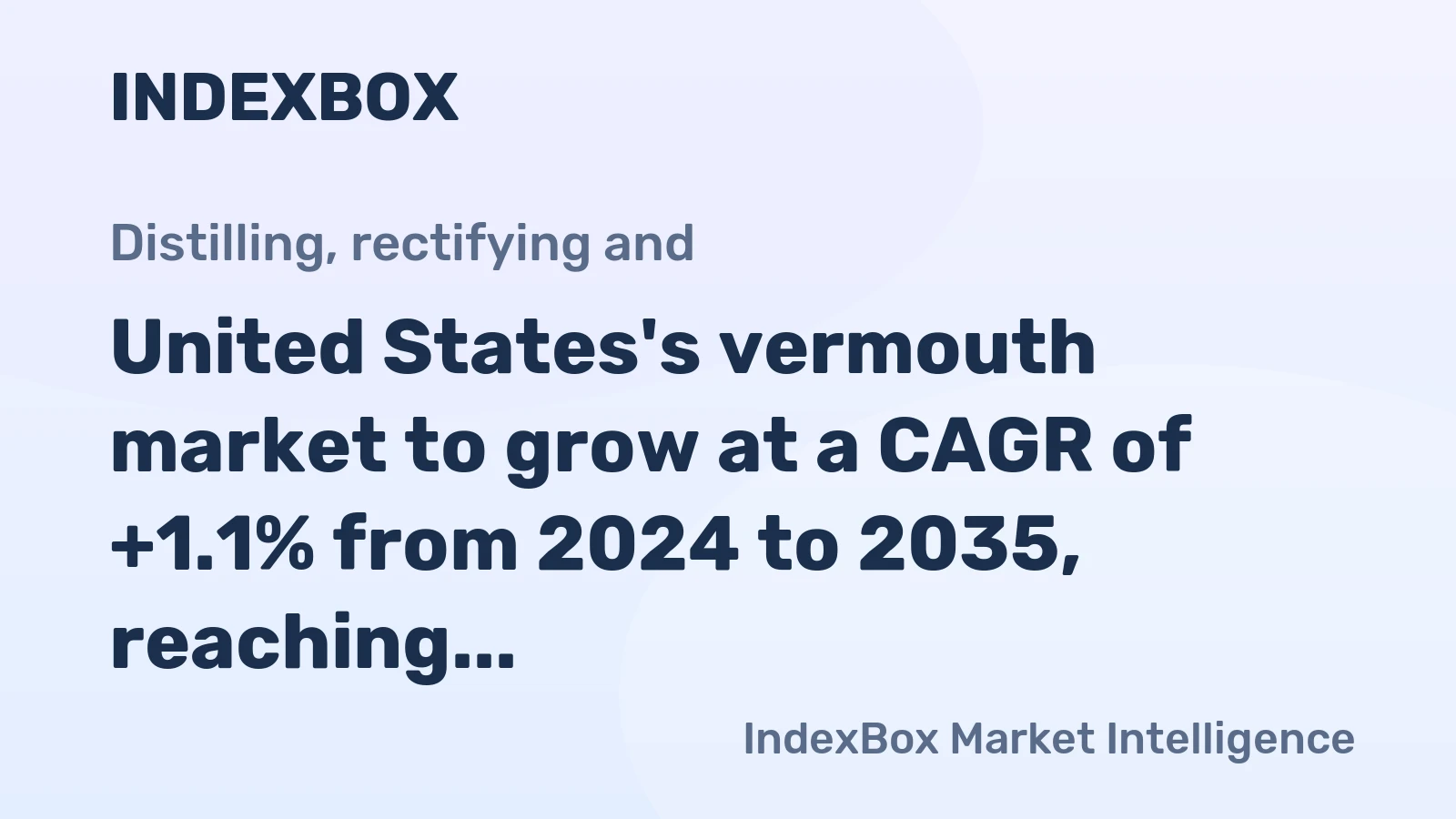 United States's vermouth market to grow at a CAGR of +1.1% from 2024 to 2035, reaching 217M litres in volume and $1.5B in value