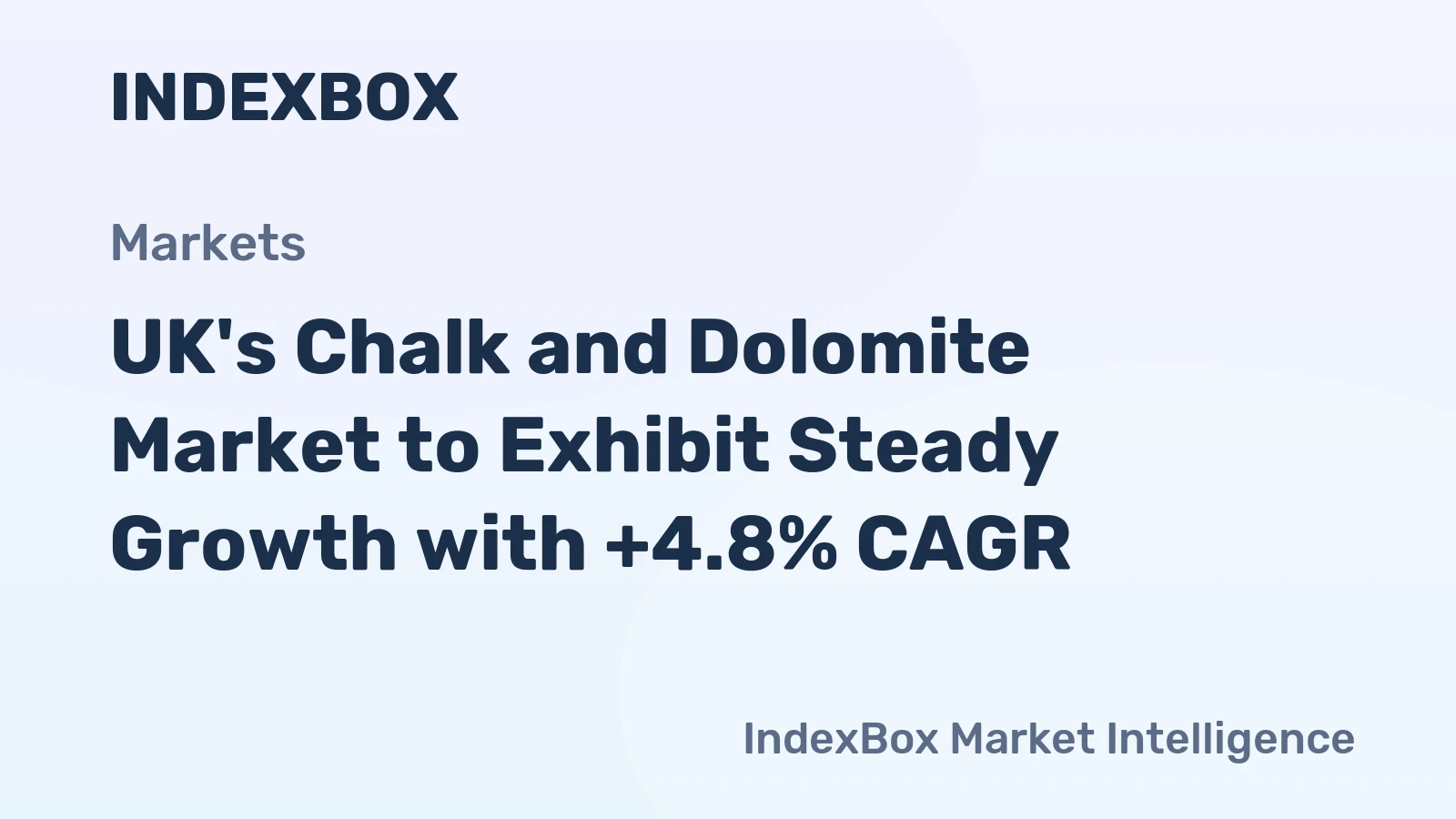 UK's Chalk and Dolomite Market to Exhibit Steady Growth with +4.8% CAGR