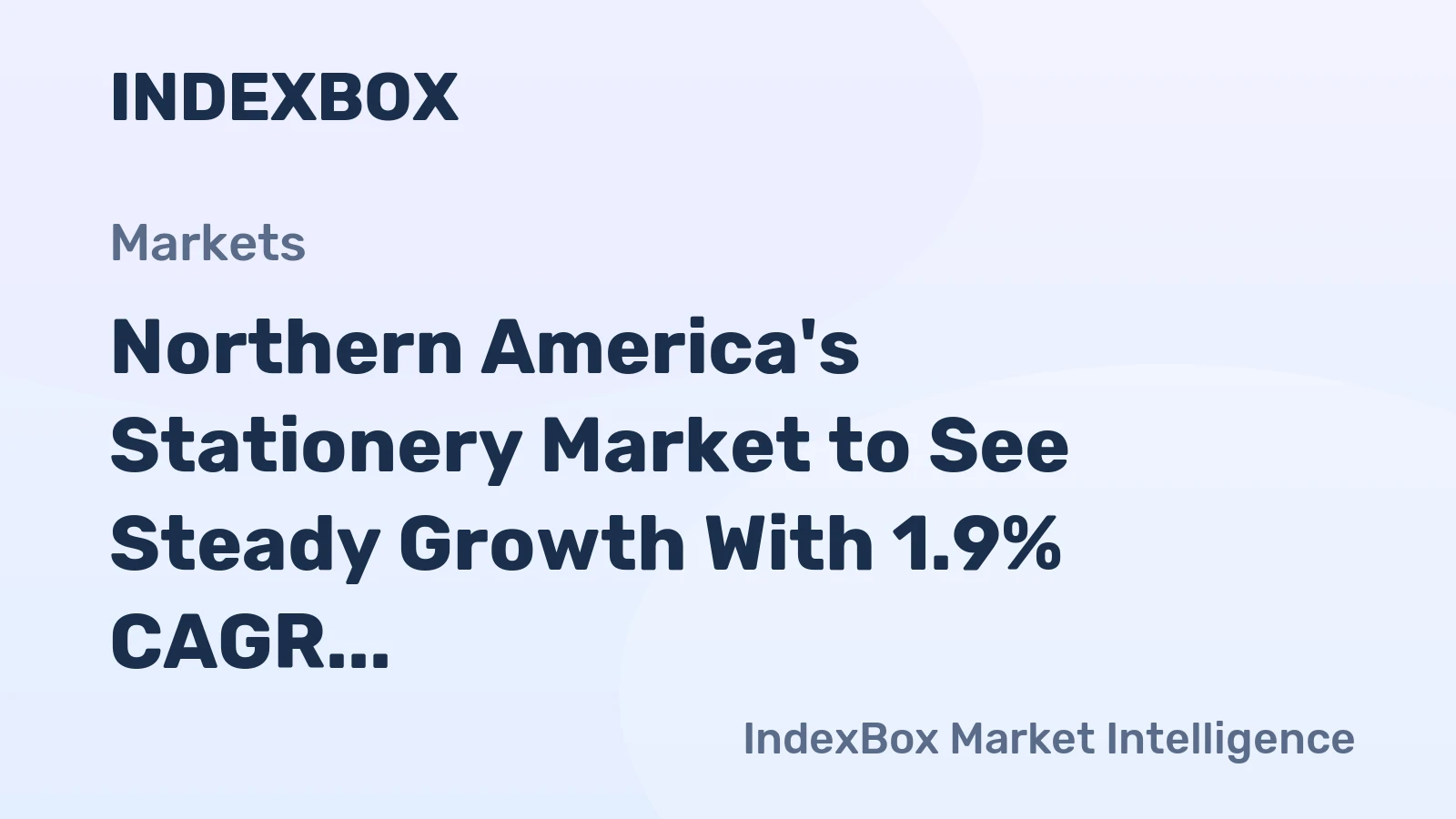 Northern America's Stationery Market to See Steady Growth With 1.9% CAGR Through 2035