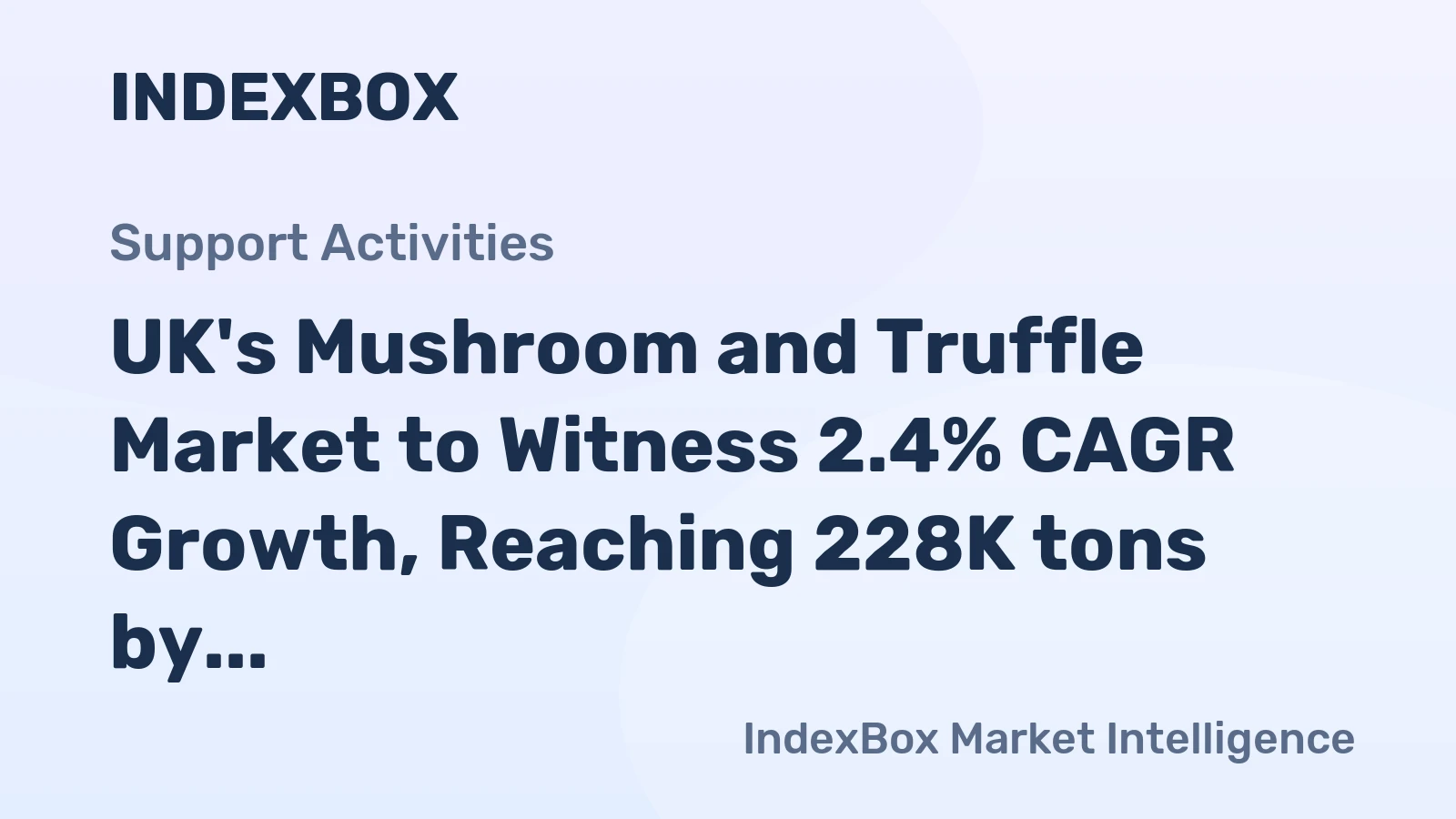 UK's Mushroom and Truffle Market to Witness 2.4% CAGR Growth, Reaching 228K tons by 2035