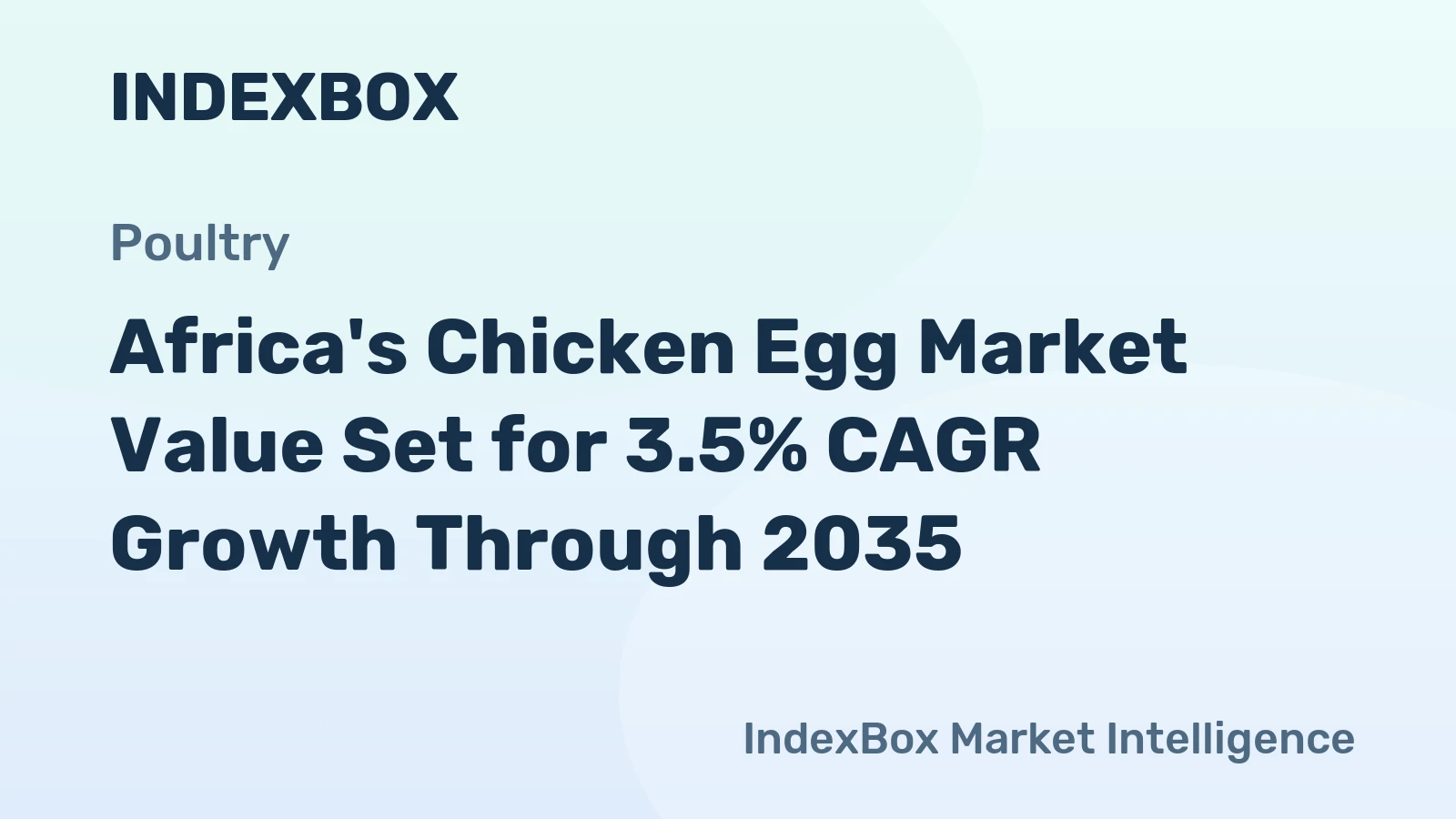 Africa's Chicken Egg Market Value Set for 3.5% CAGR Growth Through 2035